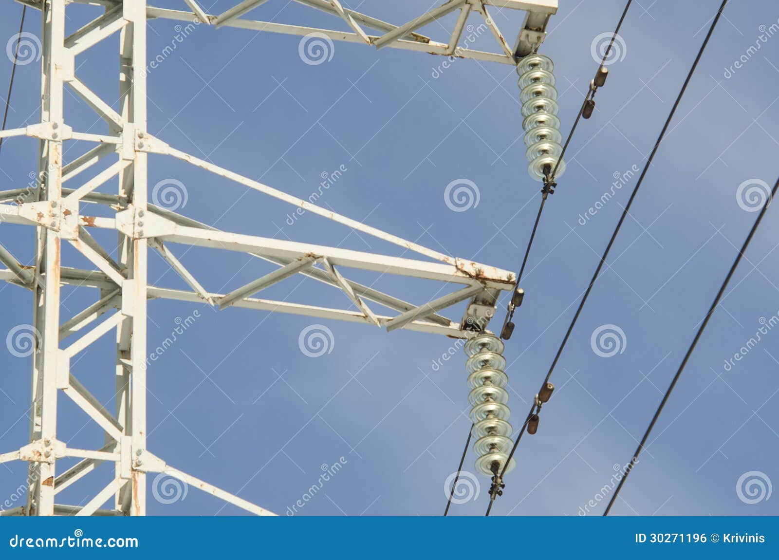 Power line stock photo. Image of bulwark, electra, conductor - 30271196