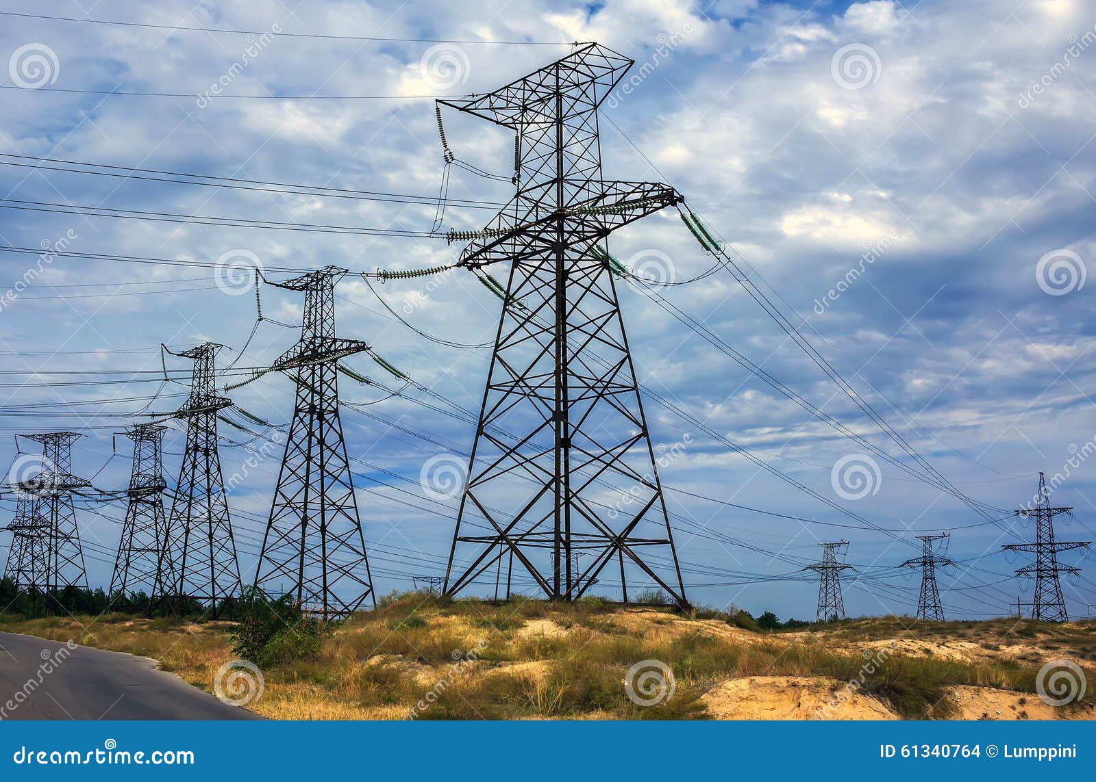 High Voltage Power Lines Wallpaper