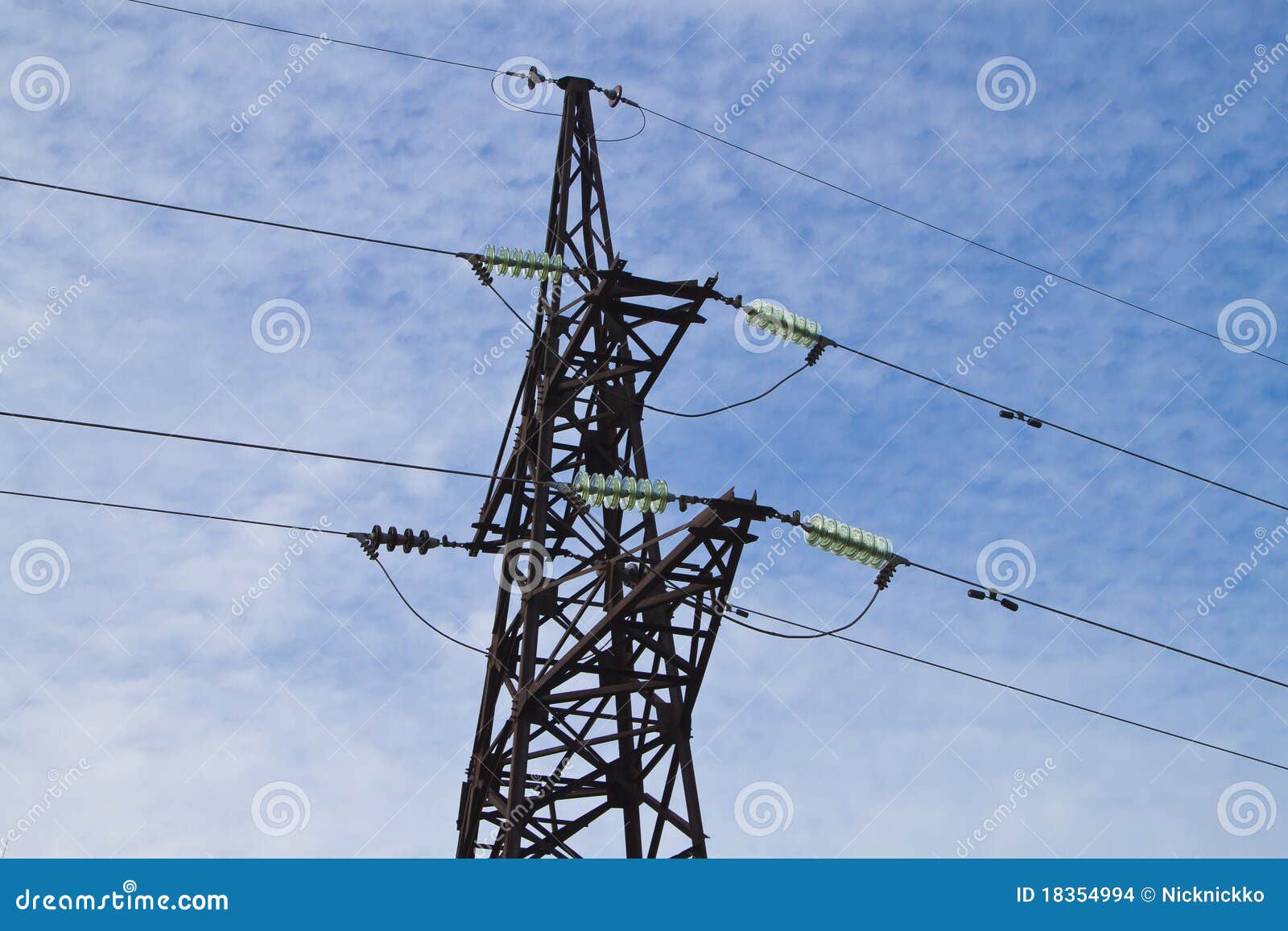 High-voltage power support stock photo. Image of amperage - 18354994