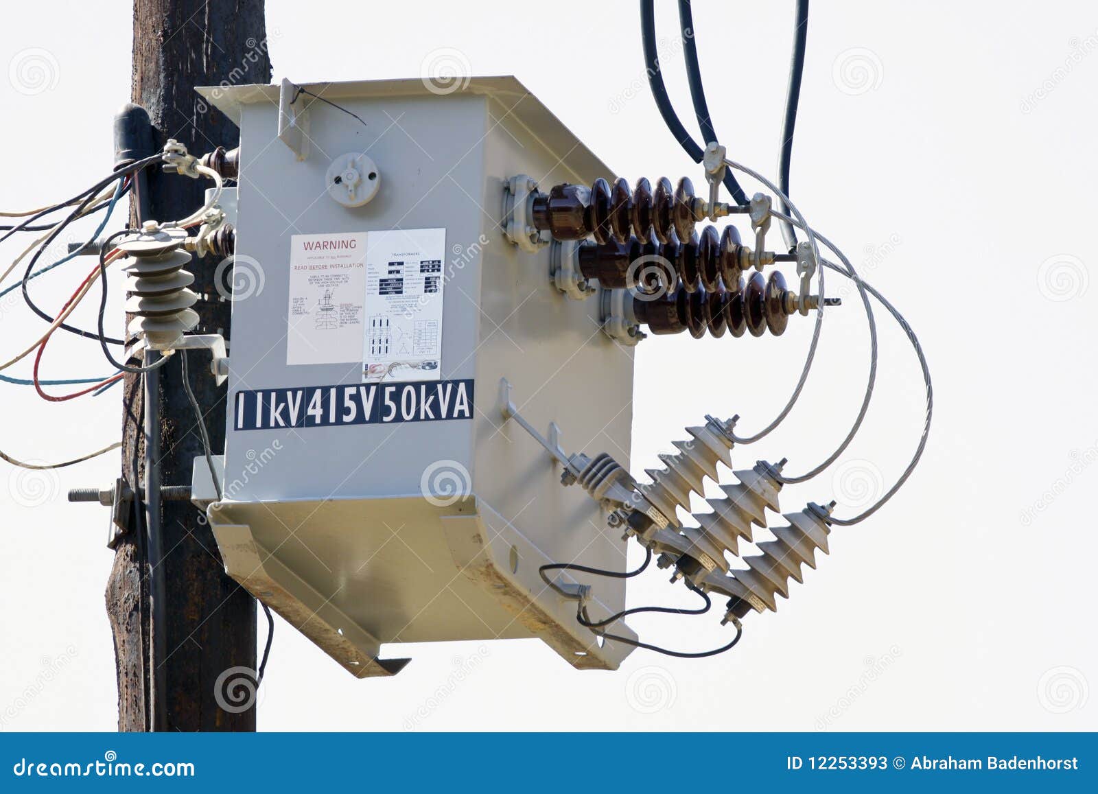 Isolator On The Transformer In A Cubicle Stock Image | CartoonDealer ...