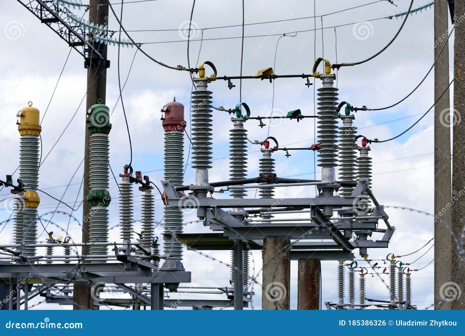 High Voltage Power Transformer Substation . Converter Transformer with ...