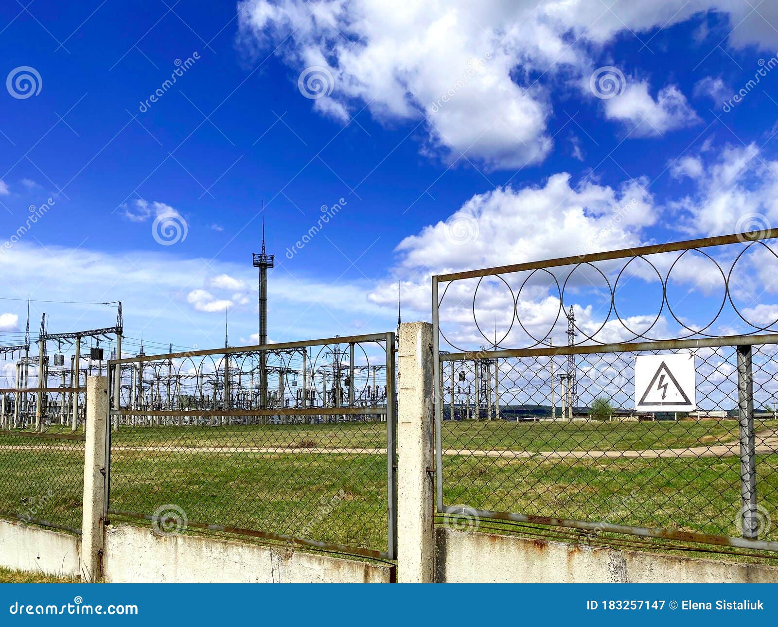 Substation Main Earth Test Point Royalty-Free Stock Photo ...
