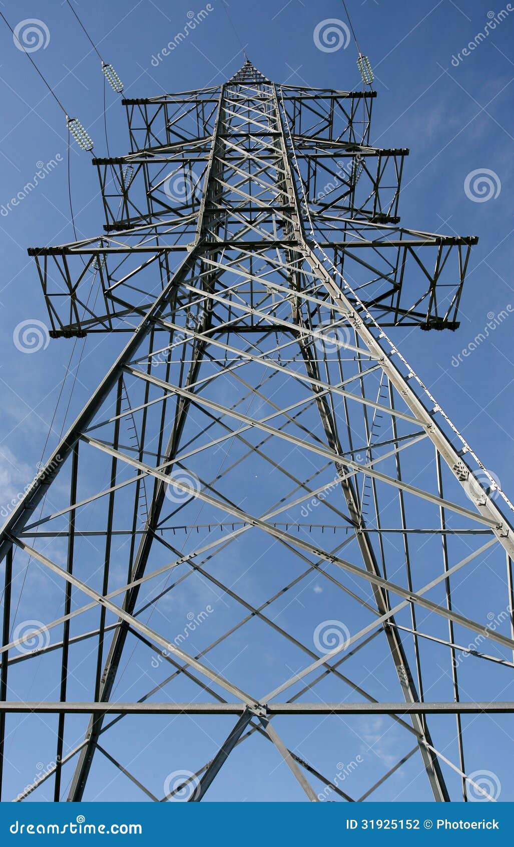High voltage pylon stock photo. Image of structure, industry - 31925152