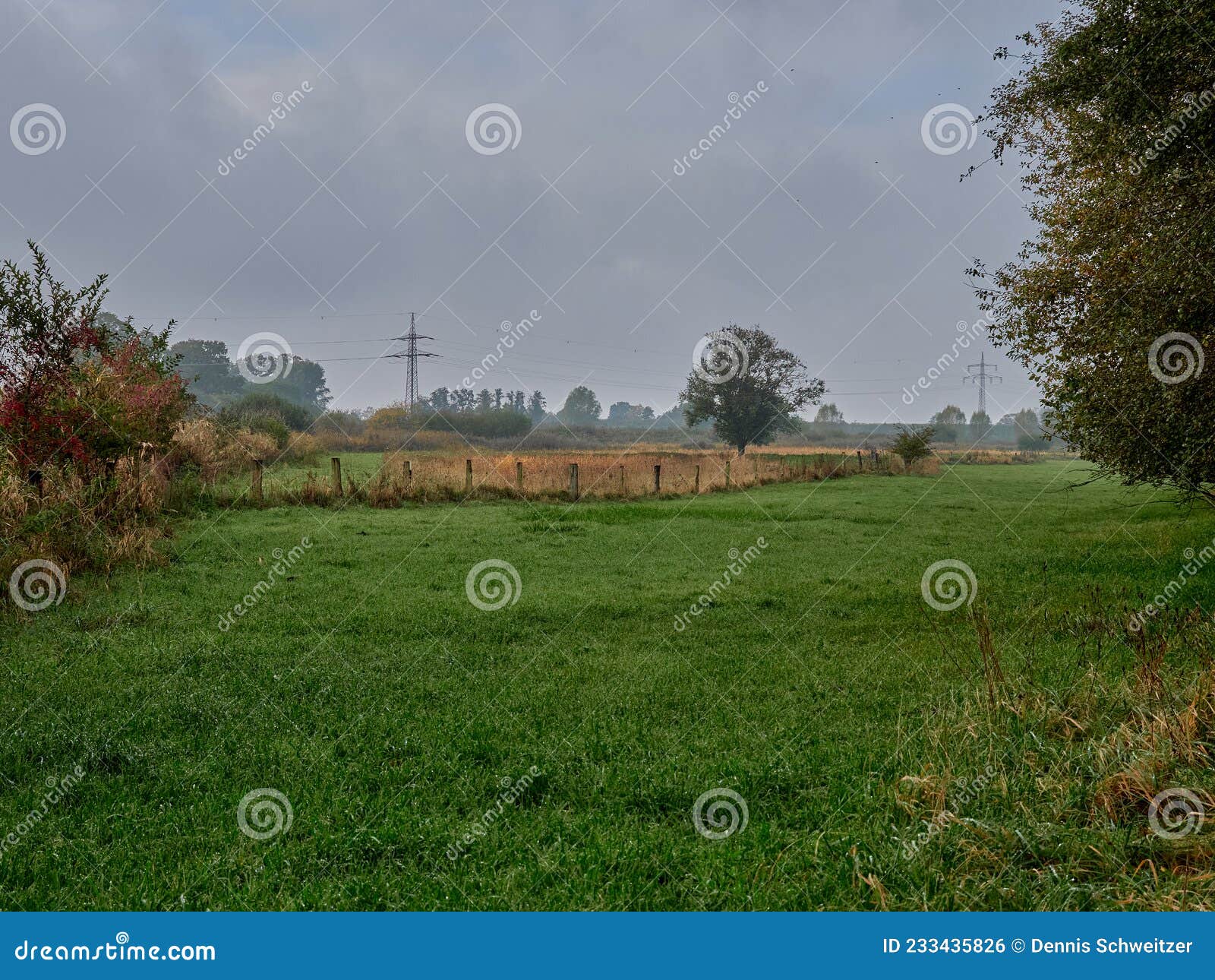 High Voltage Pylons in Nature Stock Photo - Image of transmission ...