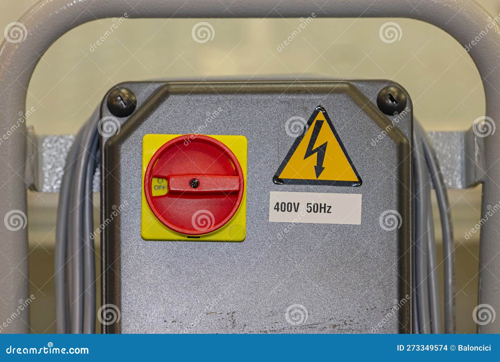 High Voltage Safety Switch stock photo. Image of europe - 273349574