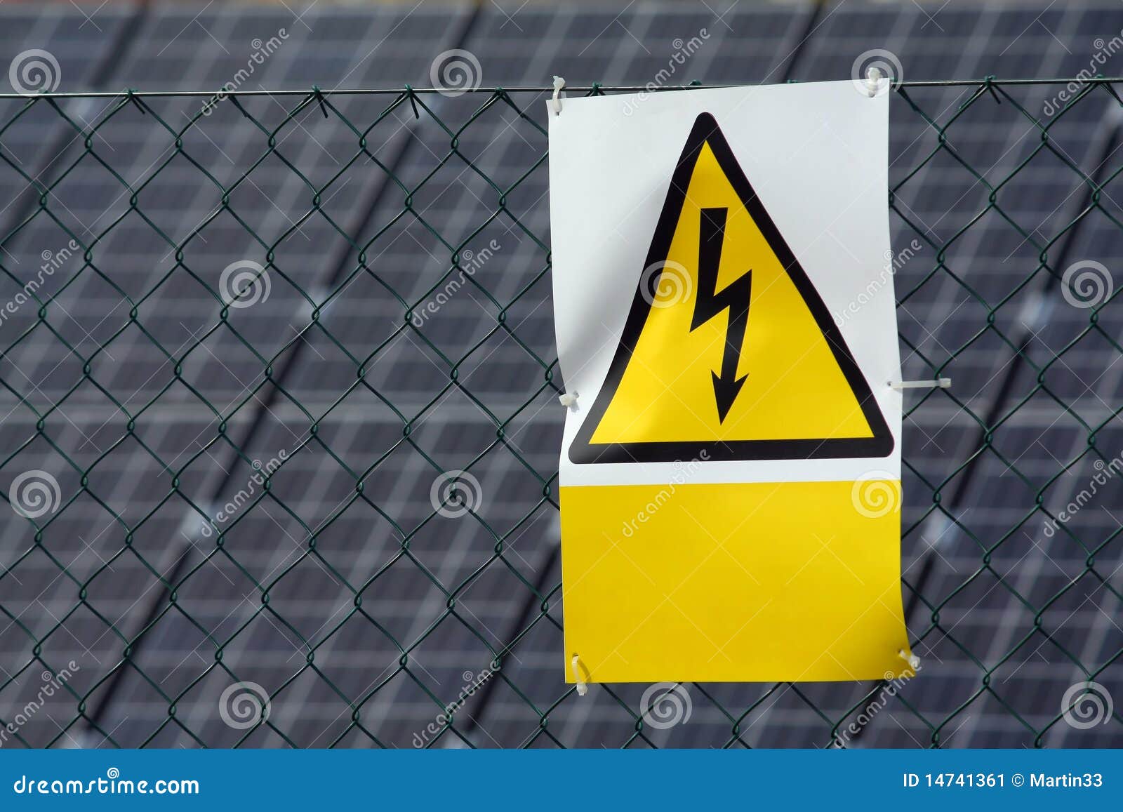 High voltage sign stock image. Image of board, energy - 14741361