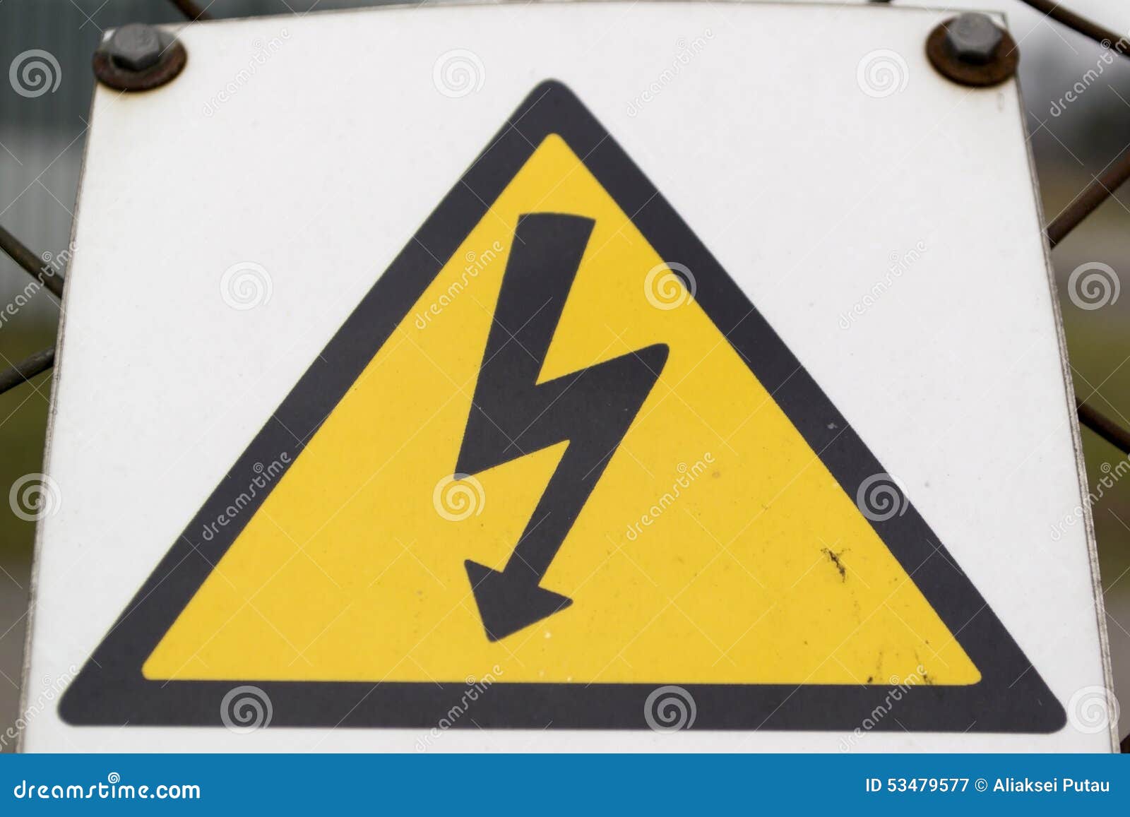 High voltage sign stock image. Image of safe, electric - 53479577