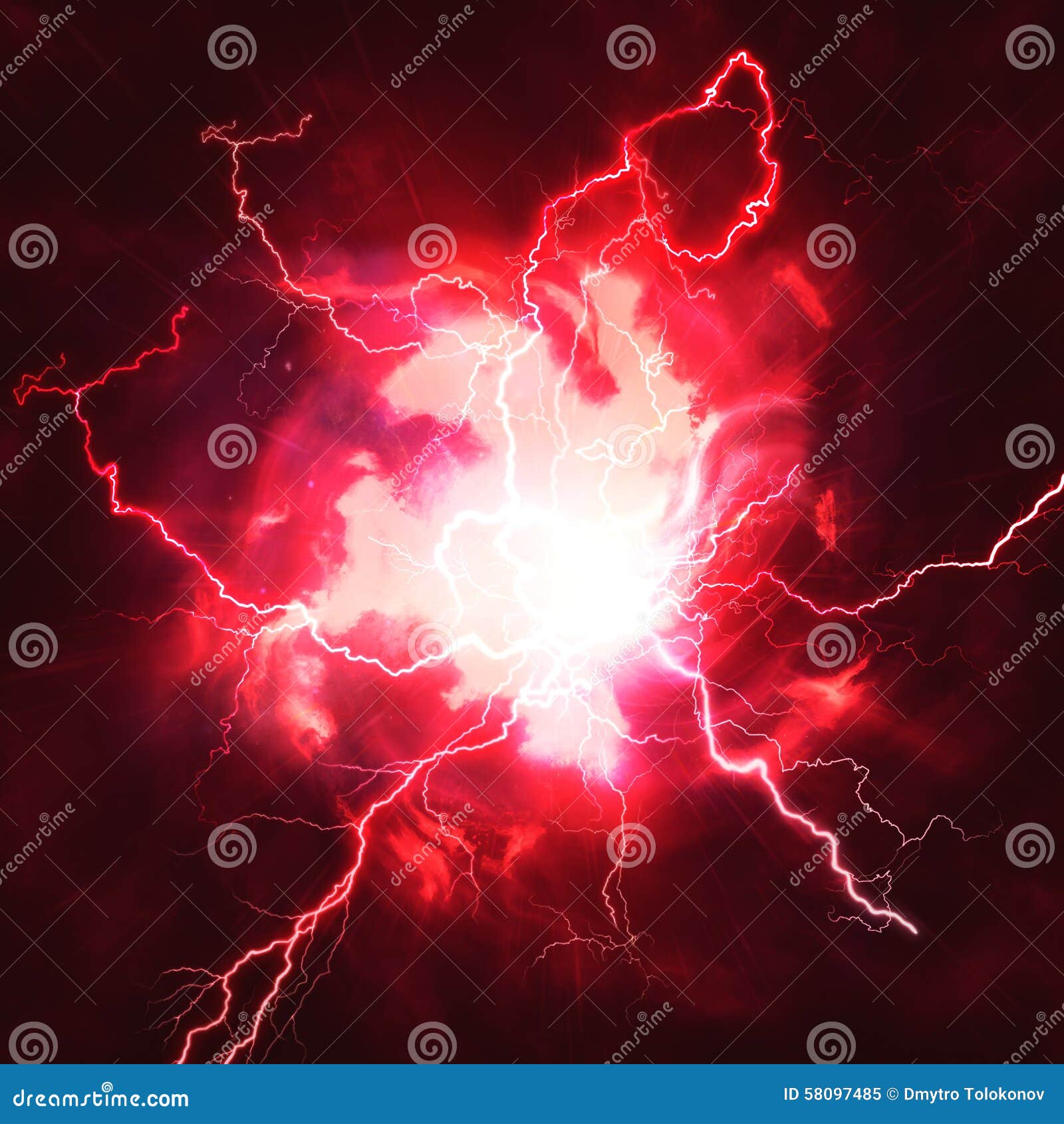 High voltage strike stock illustration. Illustration of light - 58097485