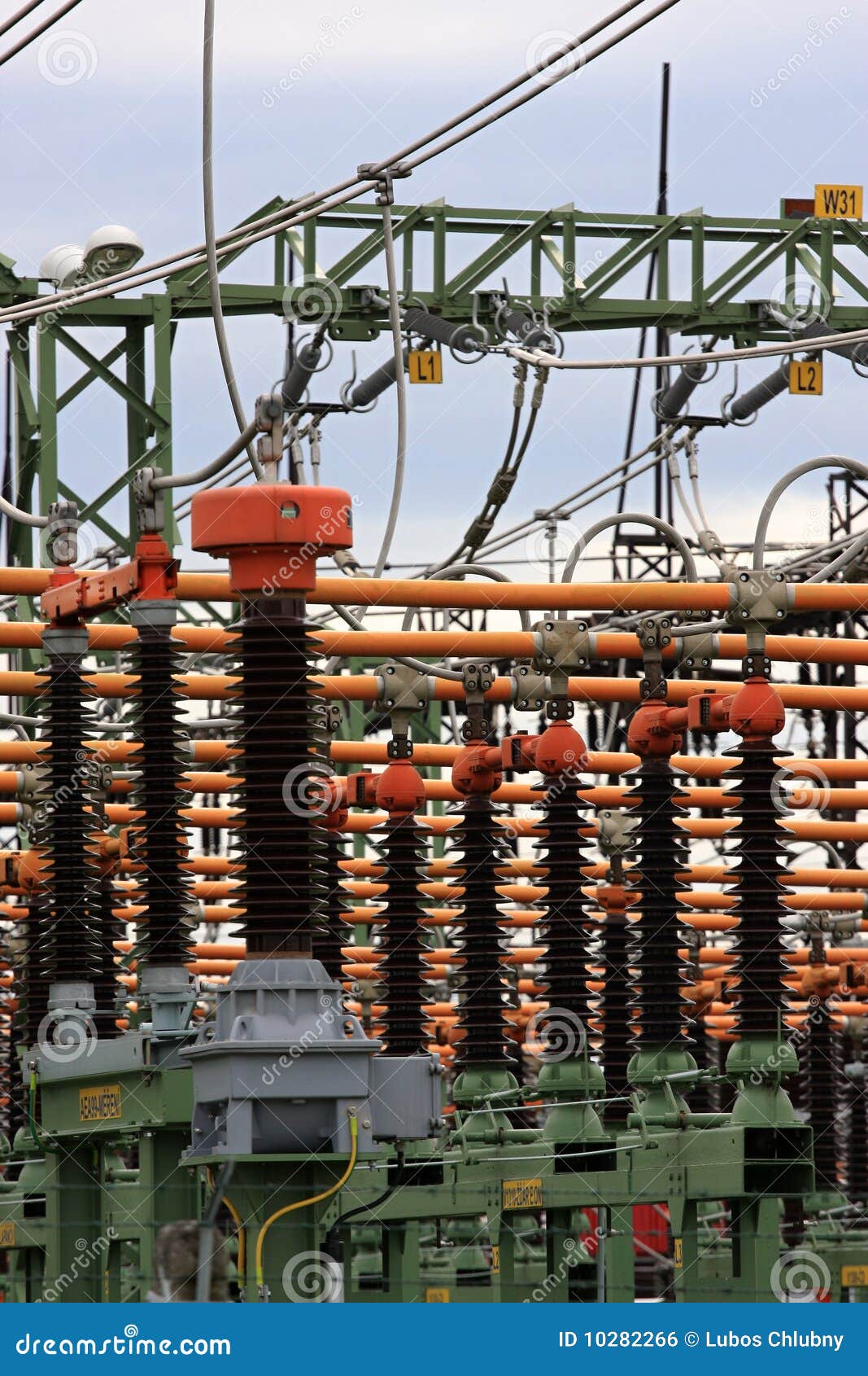 High voltage switch stock photo. Image of isolator, lines - 10282266