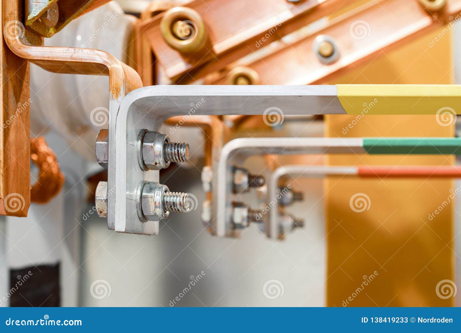 The High-voltage Switch, Element of the Cell Stock Image - Image of ...