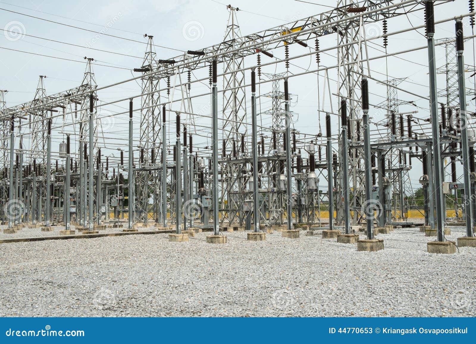 High voltage switchgear stock image. Image of isolator - 44770653