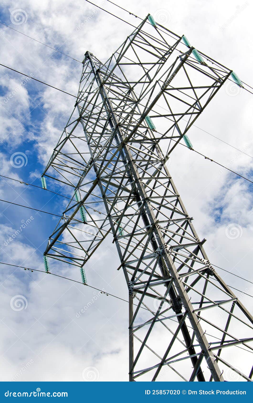 High voltage tower. stock photo. Image of structure, transmission ...