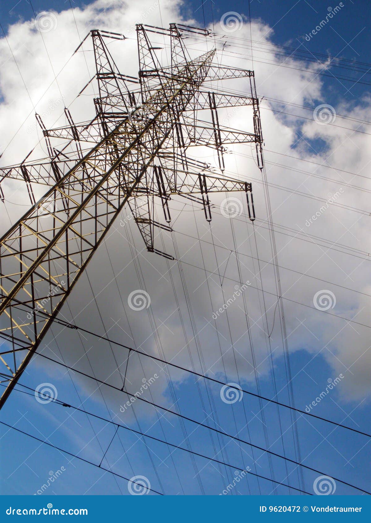 High voltage tower stock photo. Image of facility, electrical - 9620472