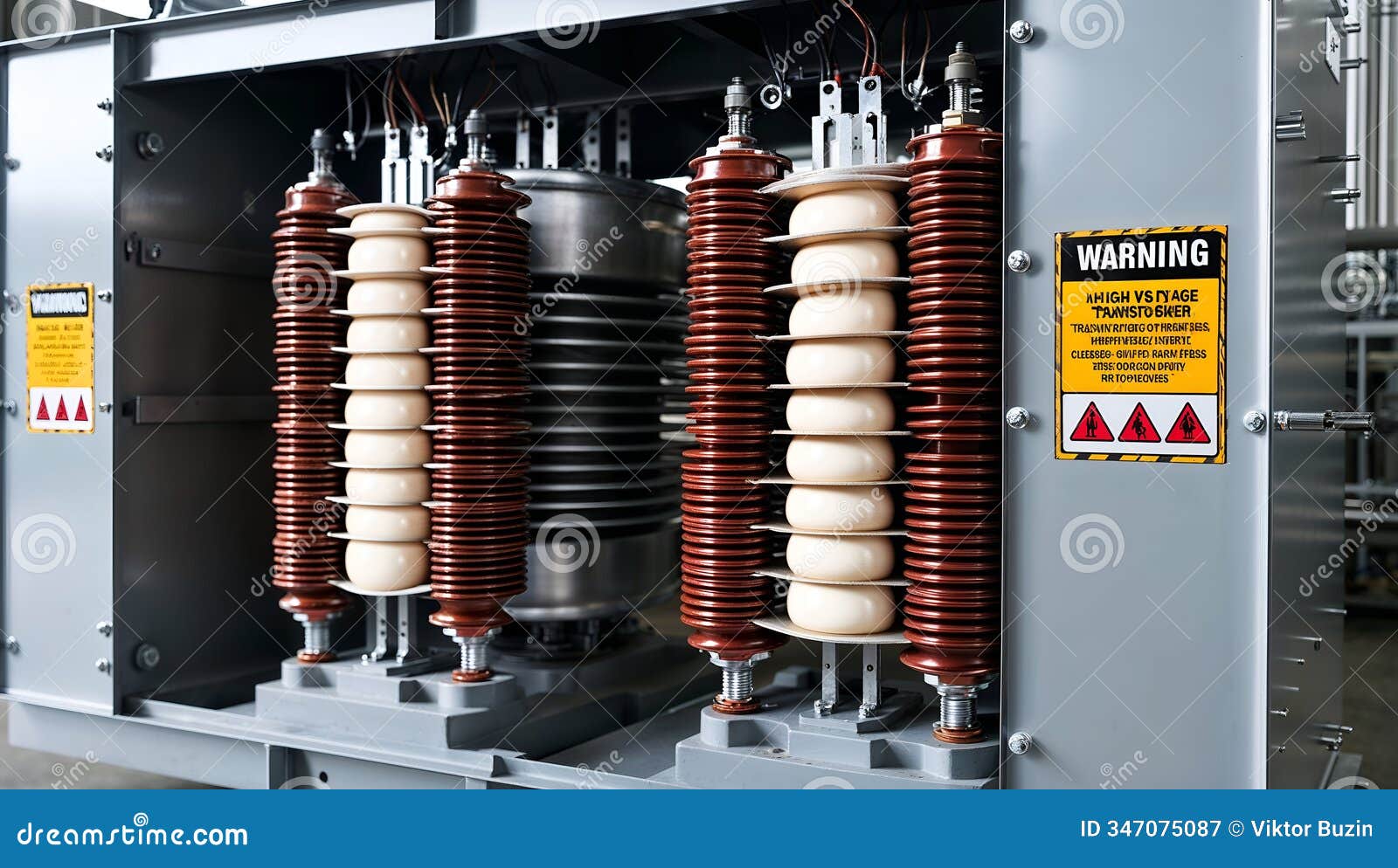 High Voltage Transformer with Multiple Bushings in an Electrical ...