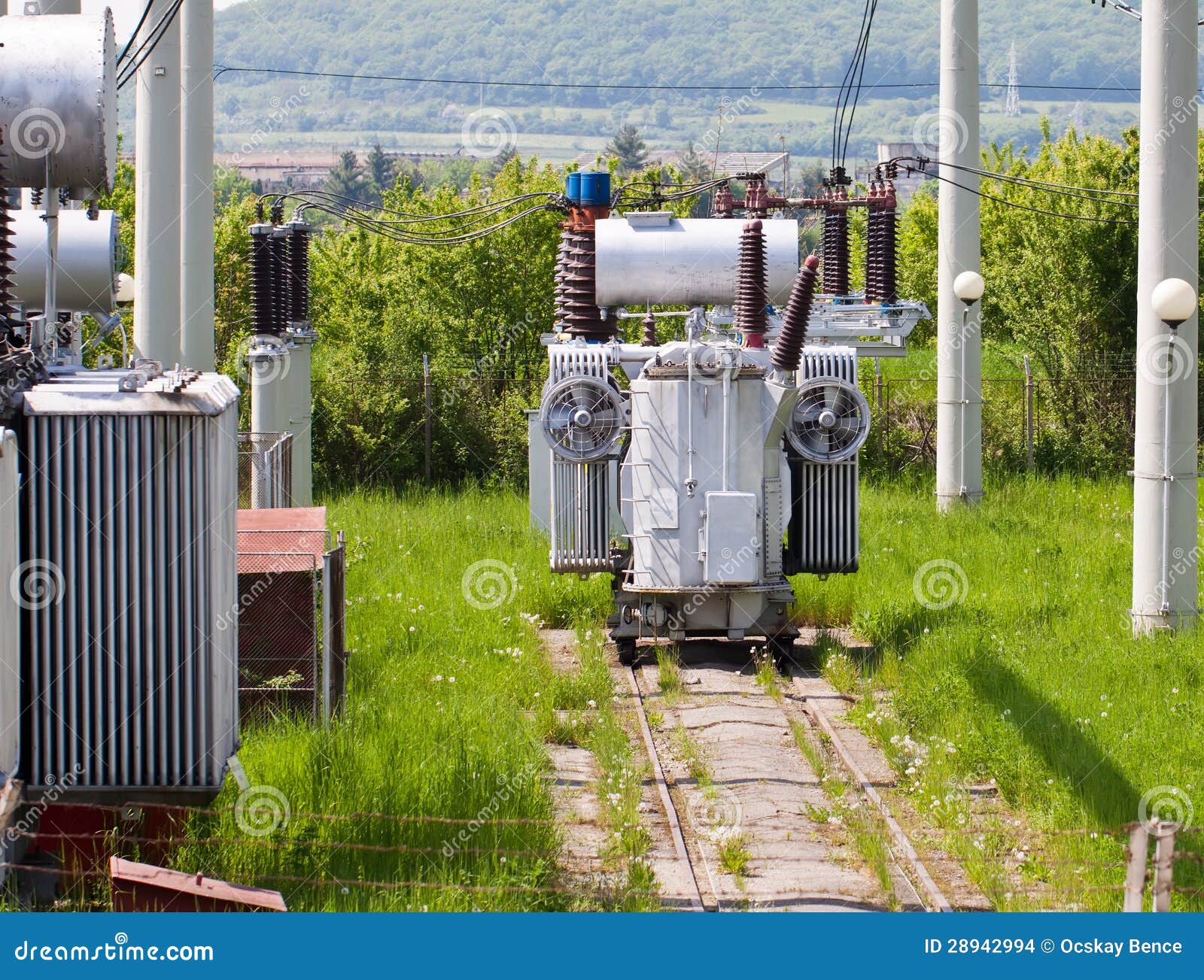 Transformer Station - Electrical Substation Stock Photo | CartoonDealer ...
