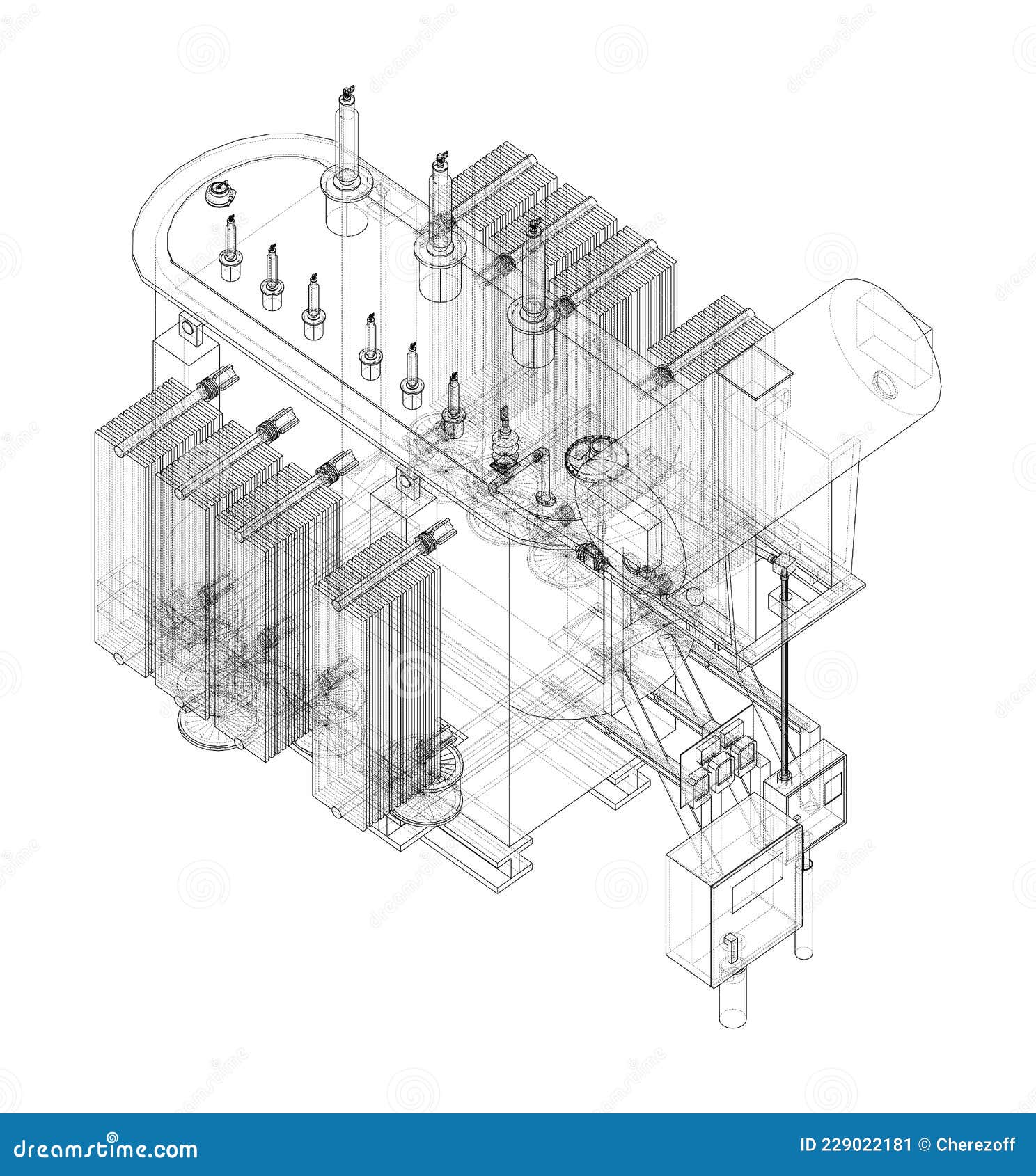 Transformer Vector Icon.Cartoon Vector Icon Isolated On White ...