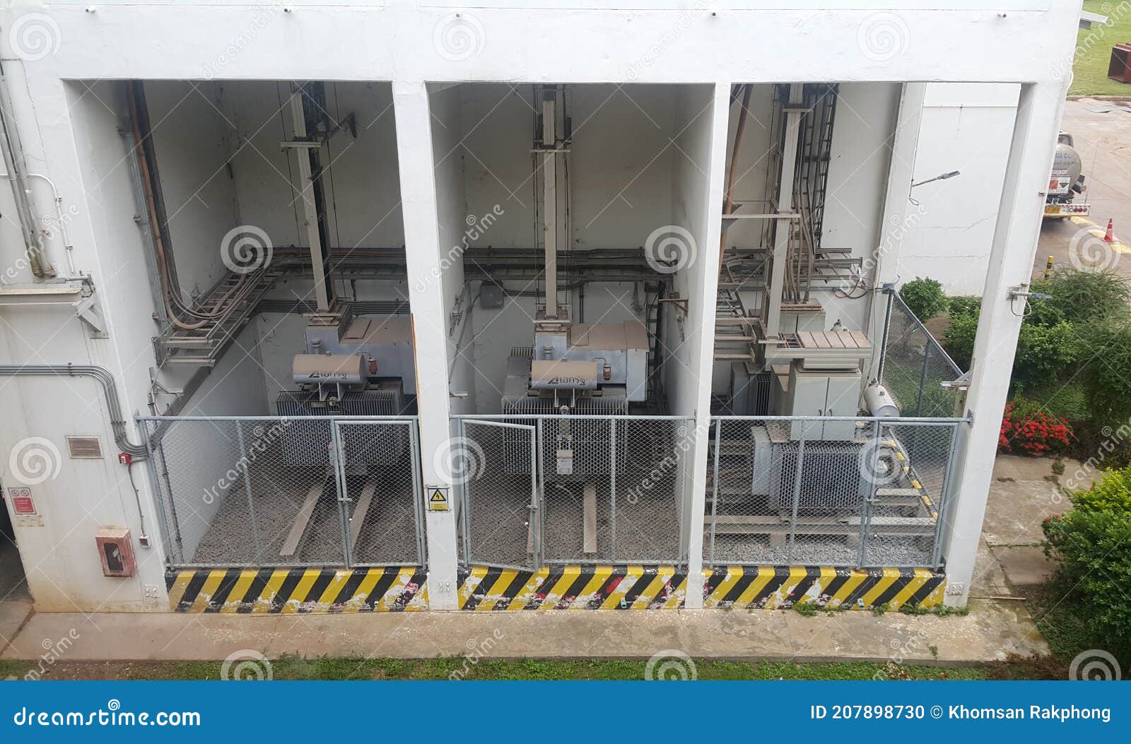 High Voltage Transformers and 22 KV. Incoming Voltage Install Inside ...