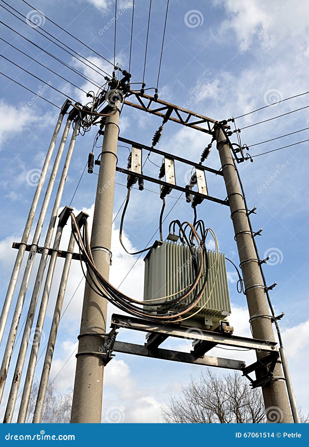 High voltage transformers stock photo. Image of industries - 67061514