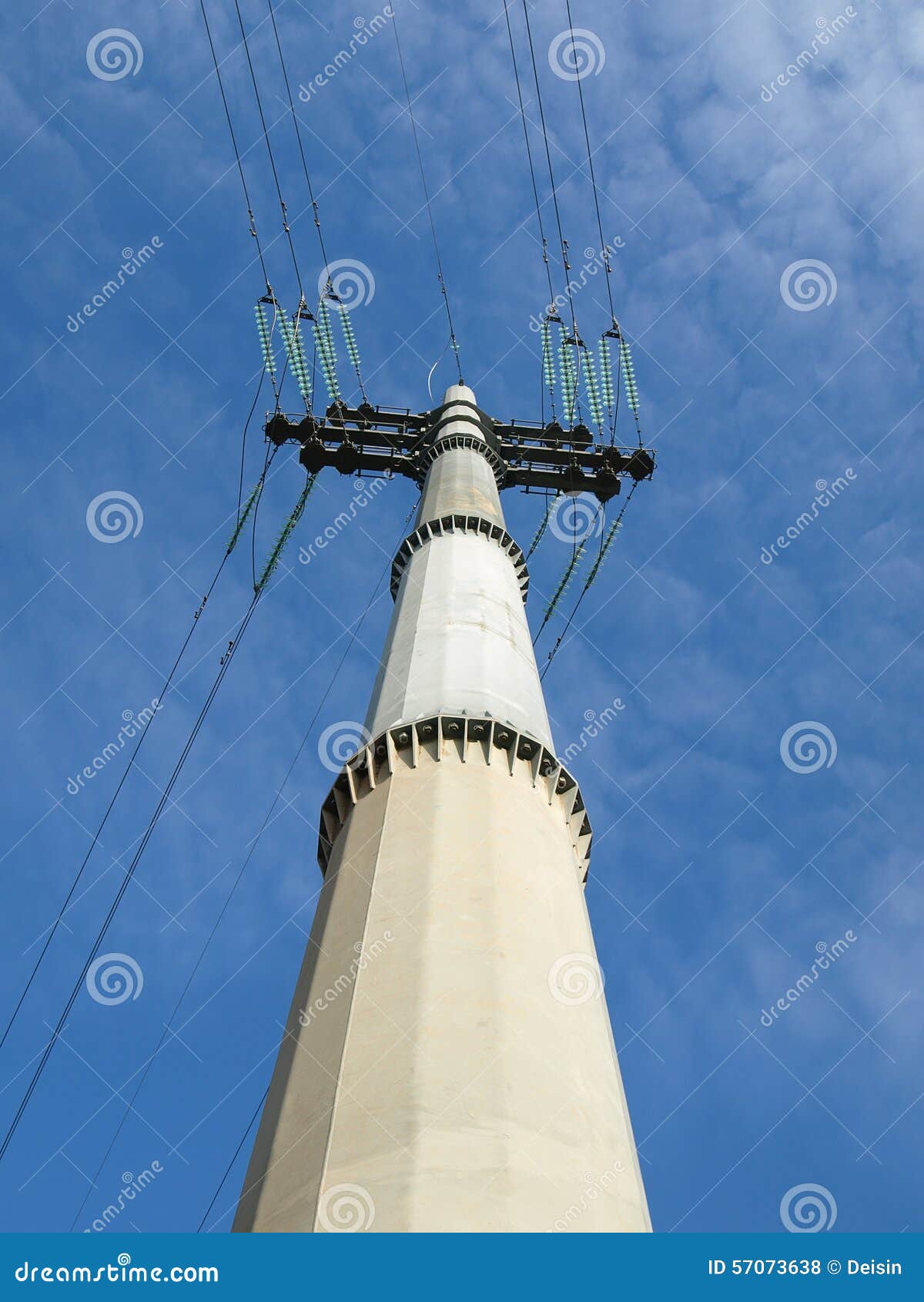 High-voltage Transmission Line Stock Photo - Image of wire, energy ...