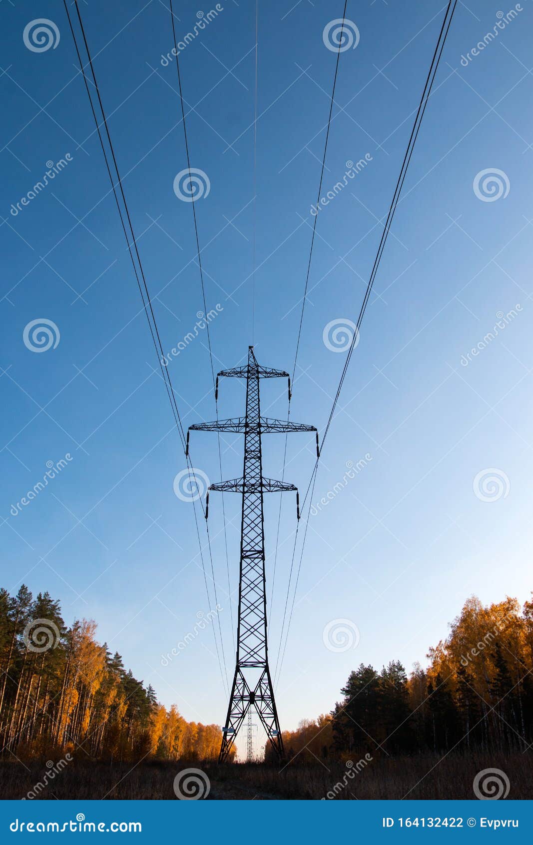 High Voltage Transmission Line Stock Photo - Image of station ...
