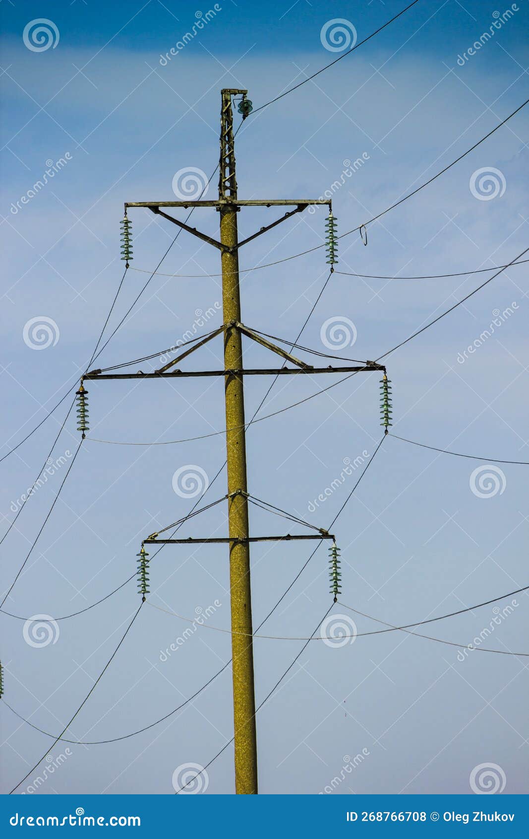 High Voltage Wires Power Transmission Lines Stock Photo - Image of ...