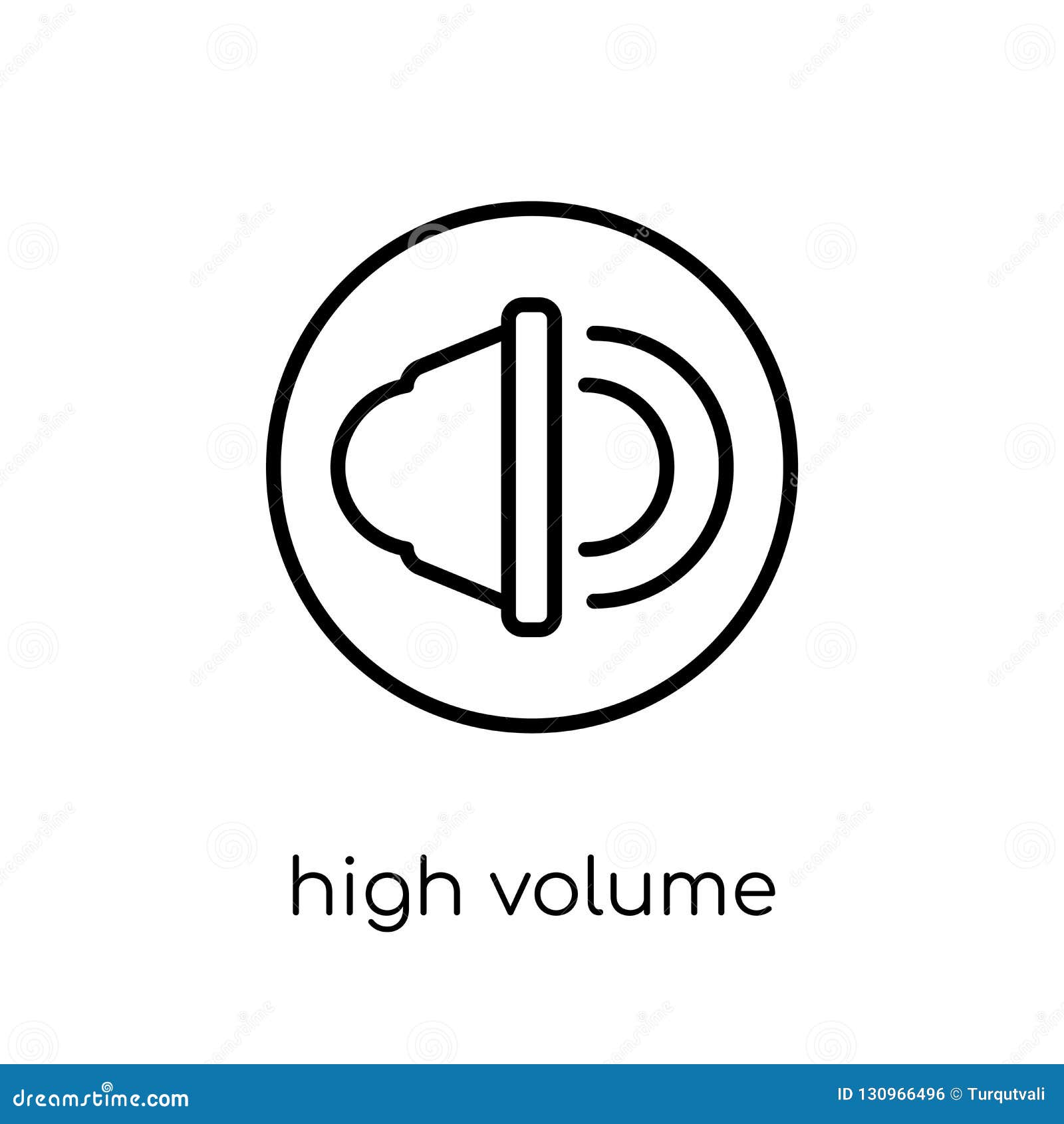 High Volume Icon from Collection. Stock Vector - Illustration of icon ...