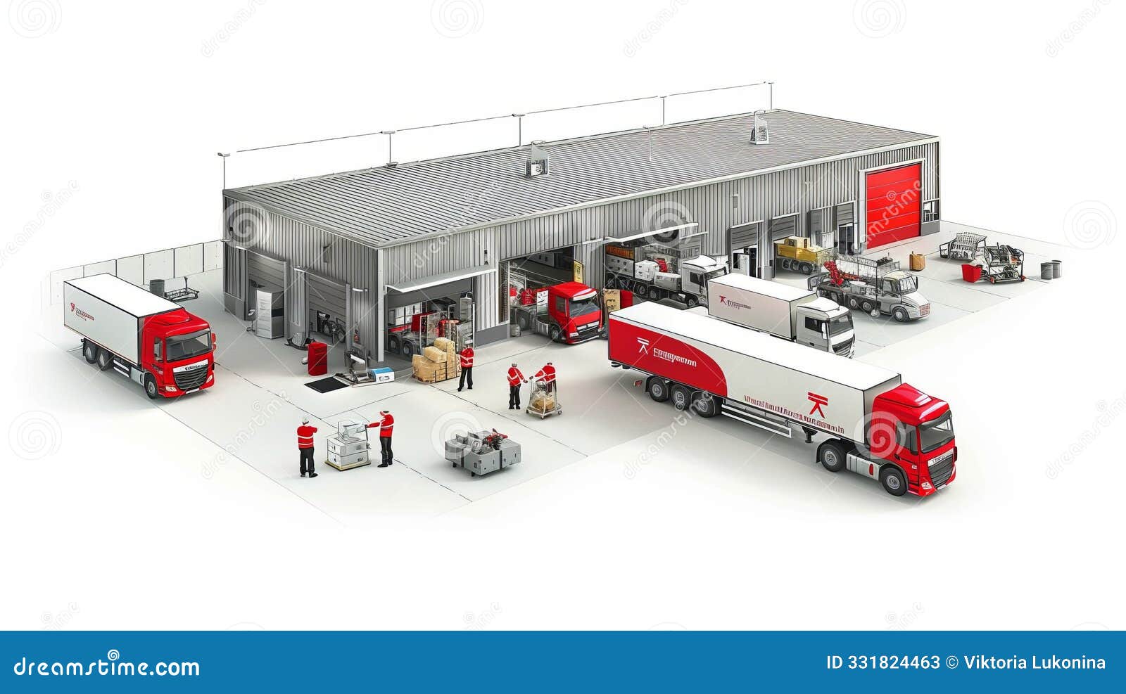 High-Volume Logistics at Express Parcel Hub Stock Image - Image of ...