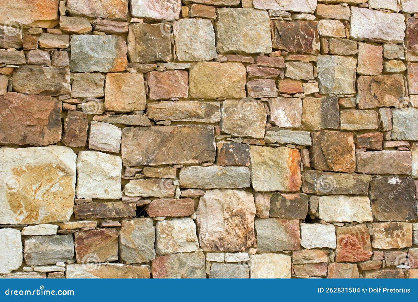 Stone Wall Four with Square Rocks Stock Photo - Image of wall, worked ...