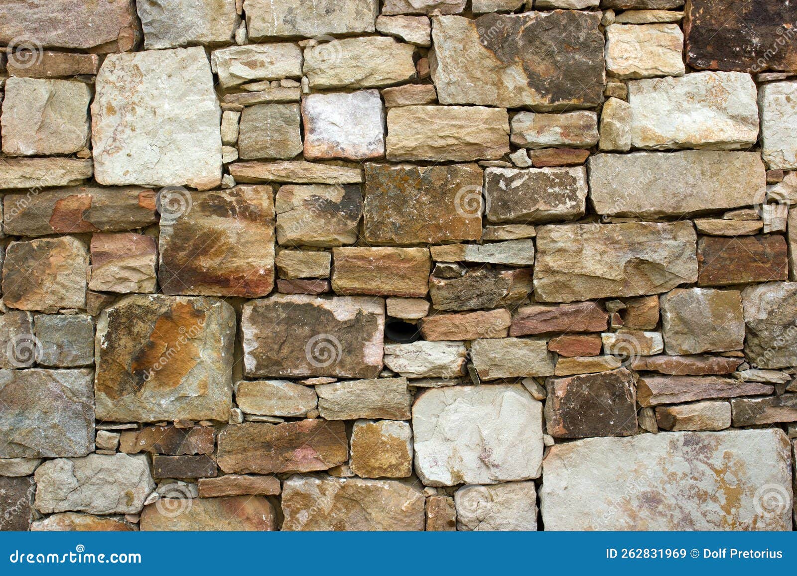 Stone Wall Six with Square Rocks Stock Image - Image of high, worked ...