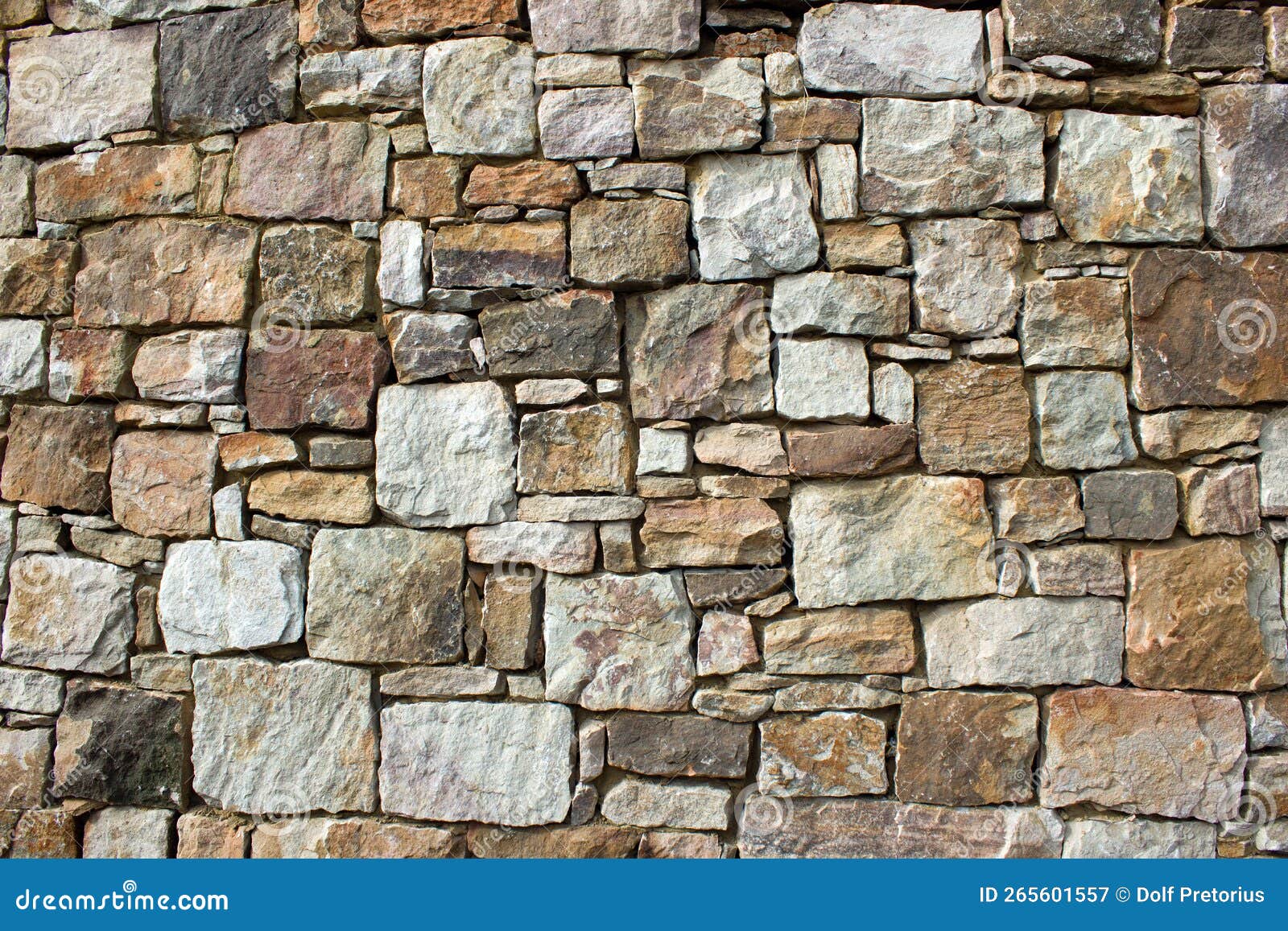 Stone Wall of Square Stone Blocks Stock Image - Image of square, worked ...