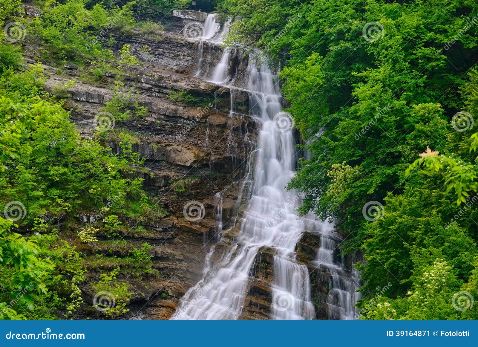 High waterfall stock image. Image of beauty, environment - 39164871