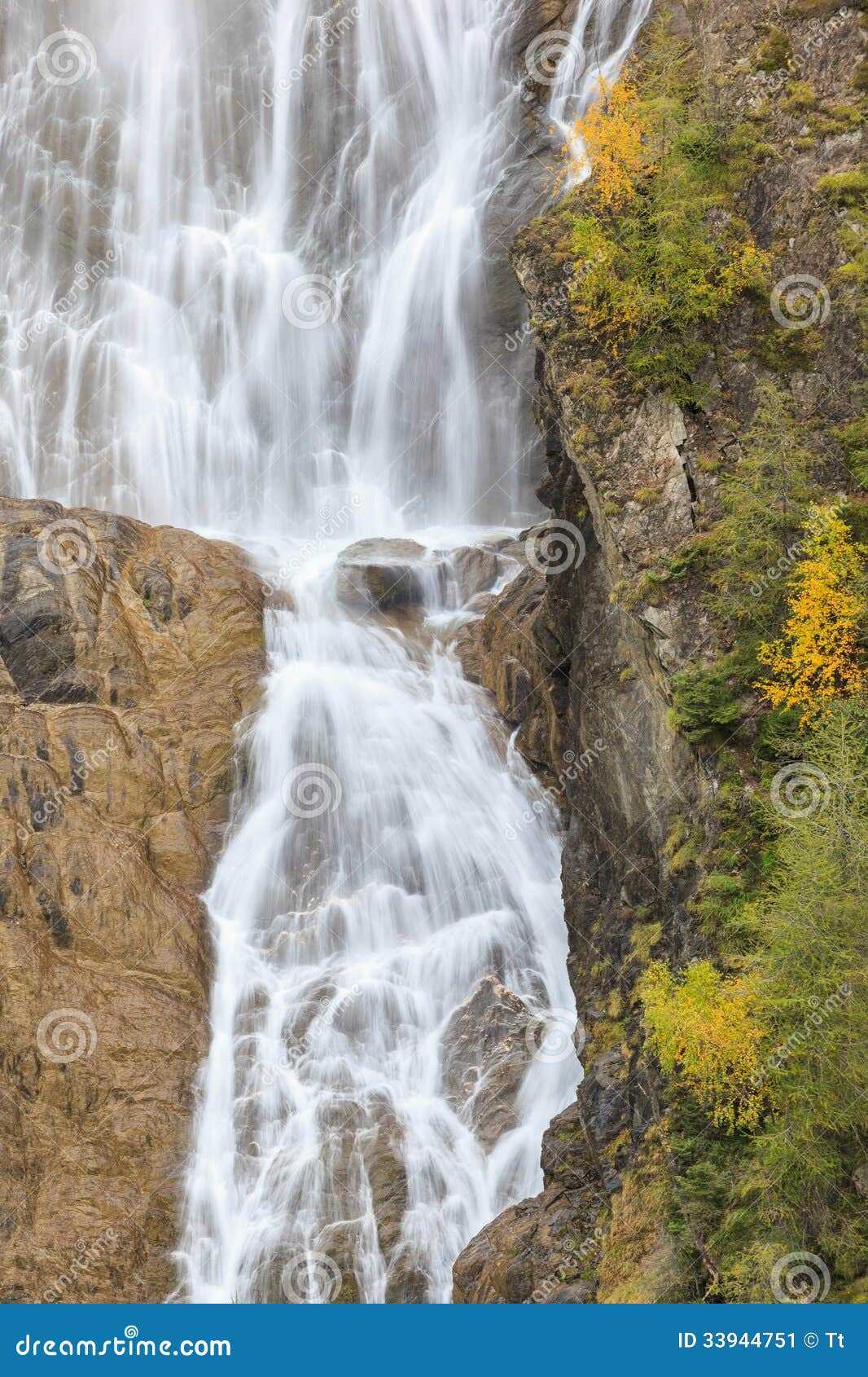 High waterfall stock image. Image of nature, scenics - 33944751