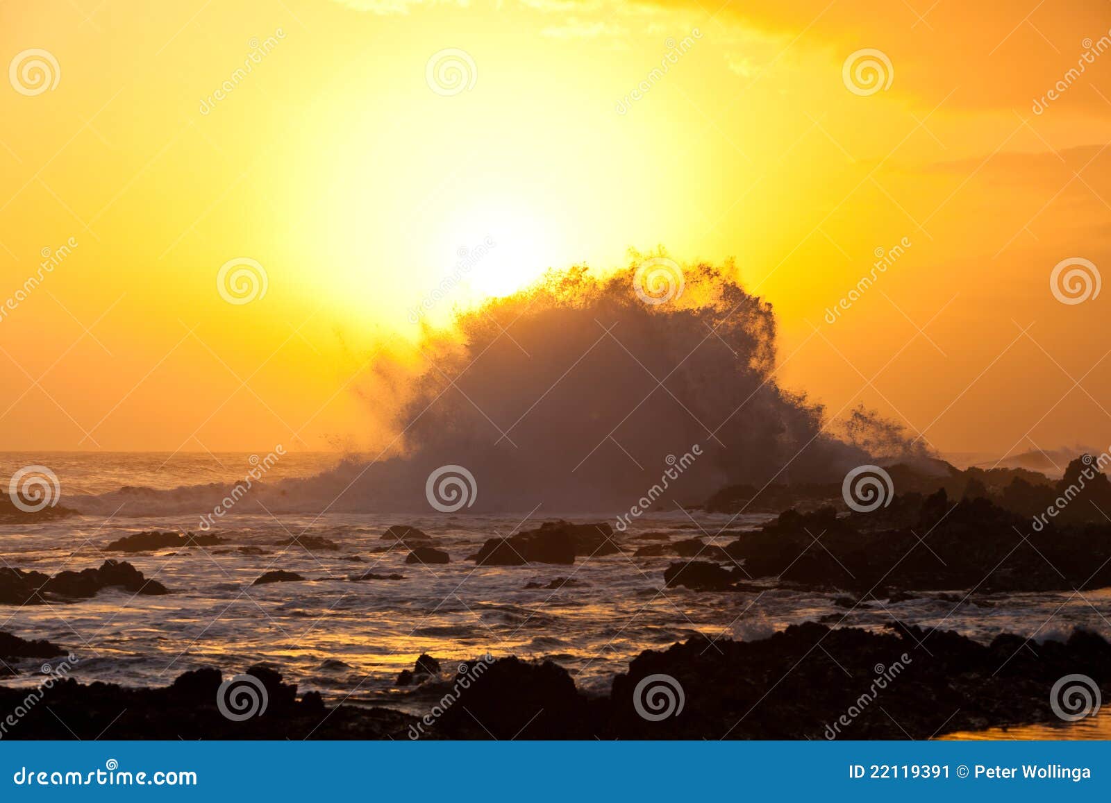 High Wave Hitting The Boat Landing And Producing Slots Royalty-Free ...