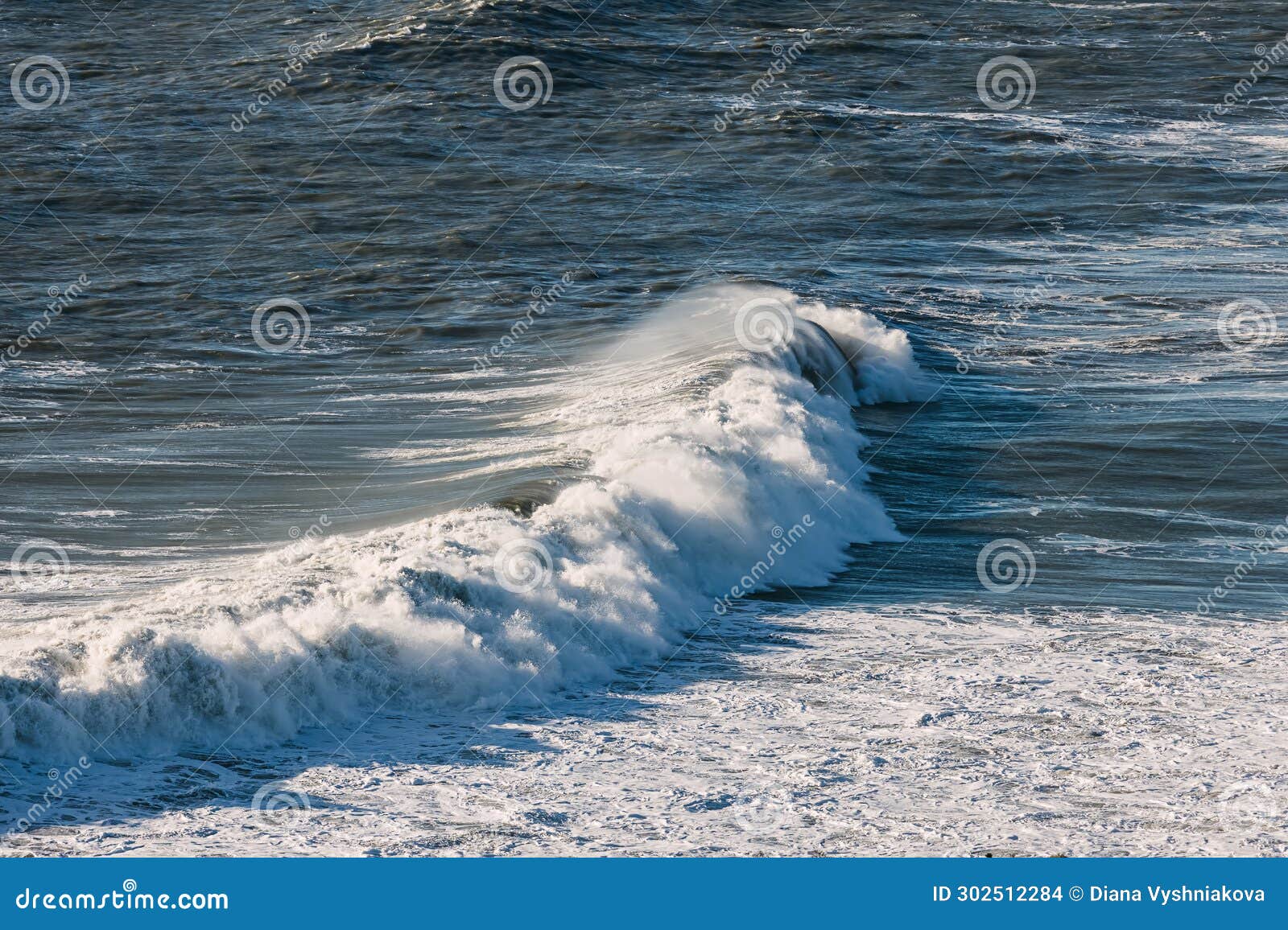 High Wave on the Pacific Coast Stock Photo - Image of wave, nautical ...