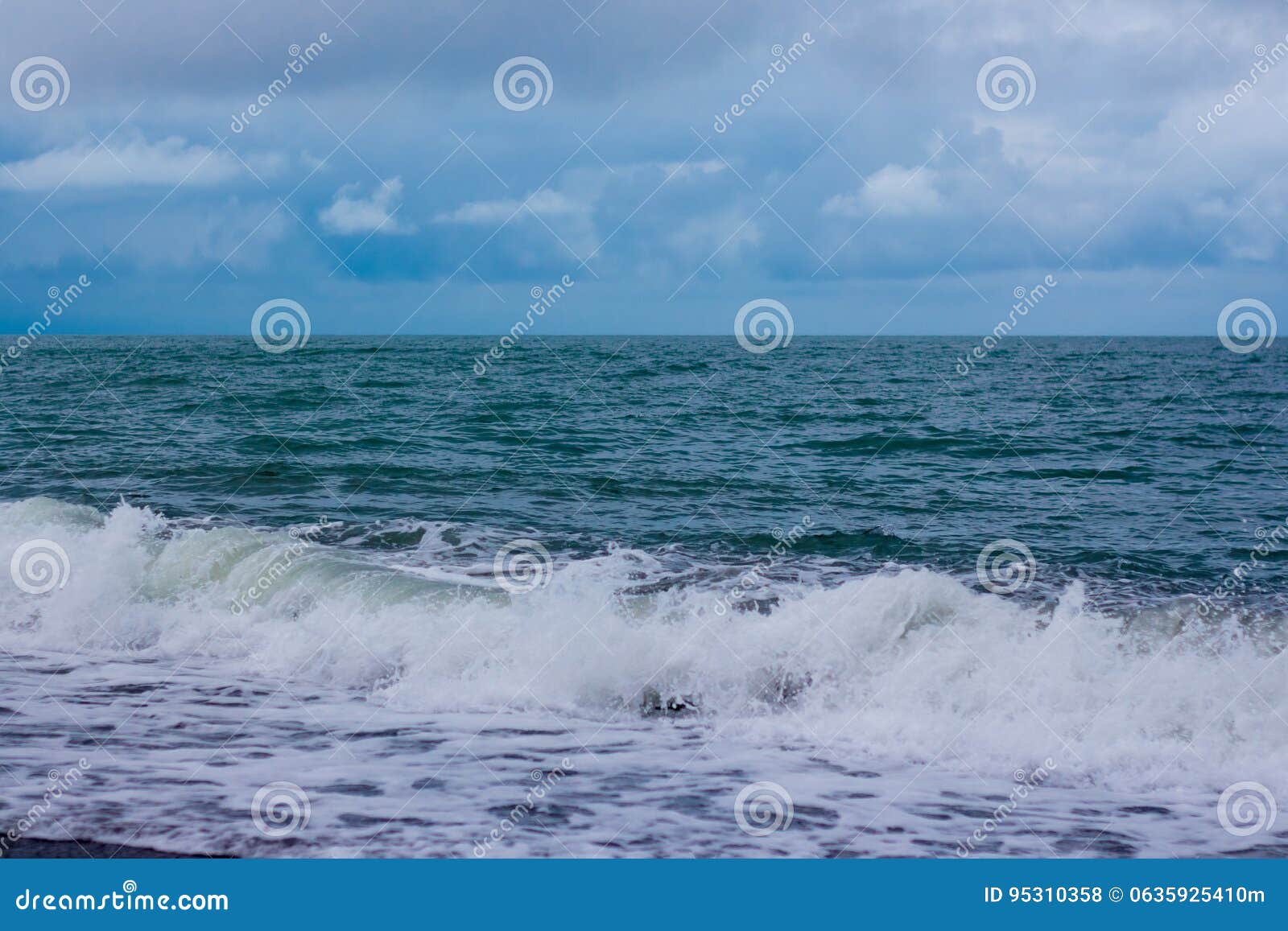 High wave on the sea stock photo. Image of wave, water - 95310358