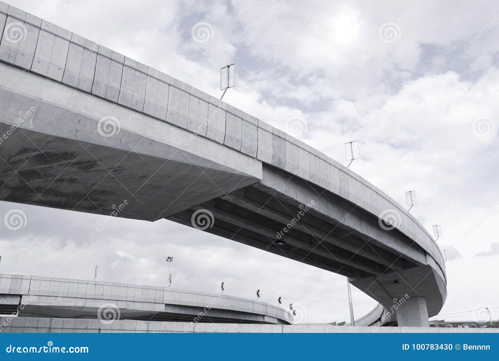 High way bridge stock photo. Image of road, curve, frame - 100783430