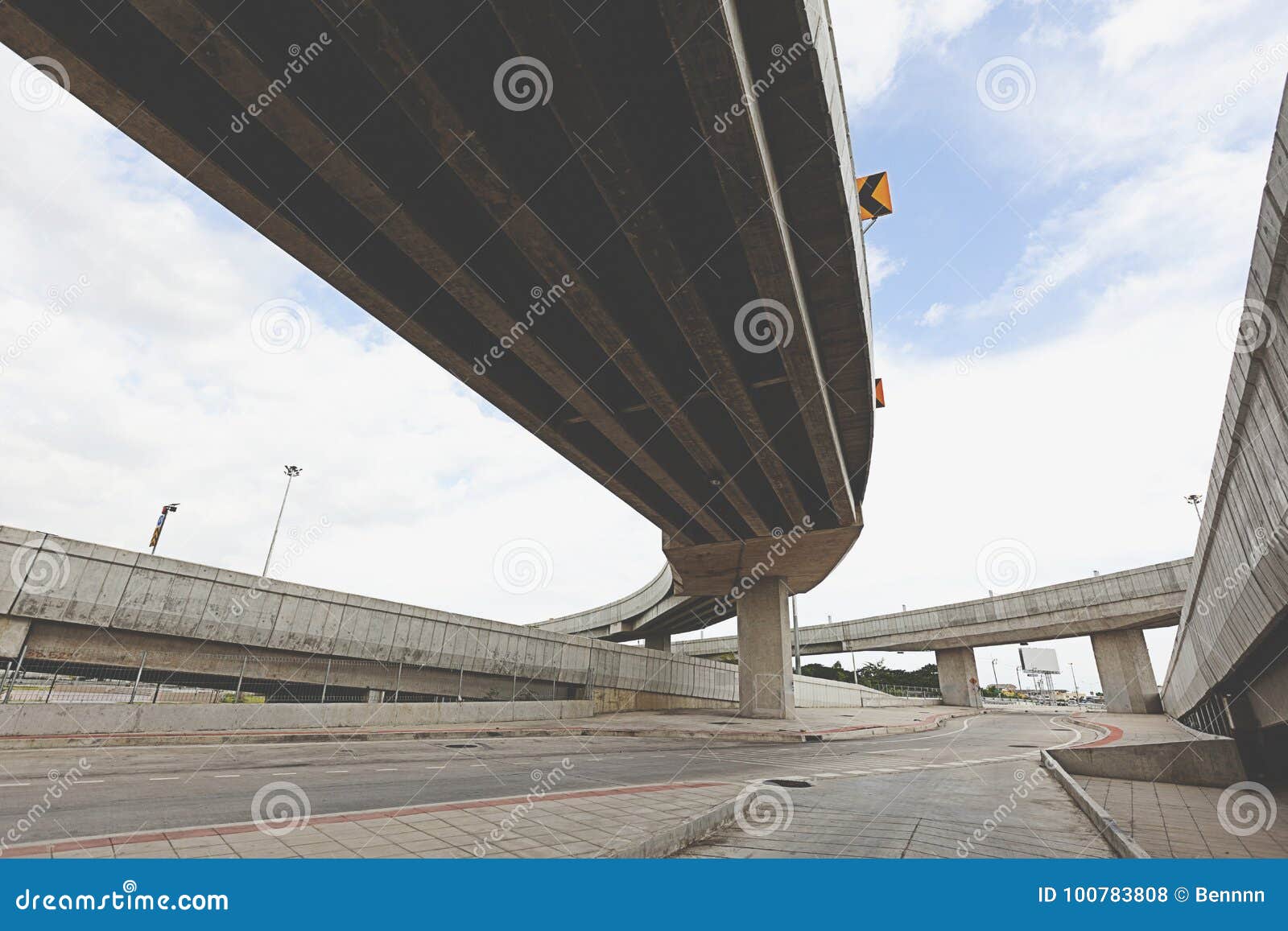 High way bridge stock photo. Image of built, intersection - 100783808