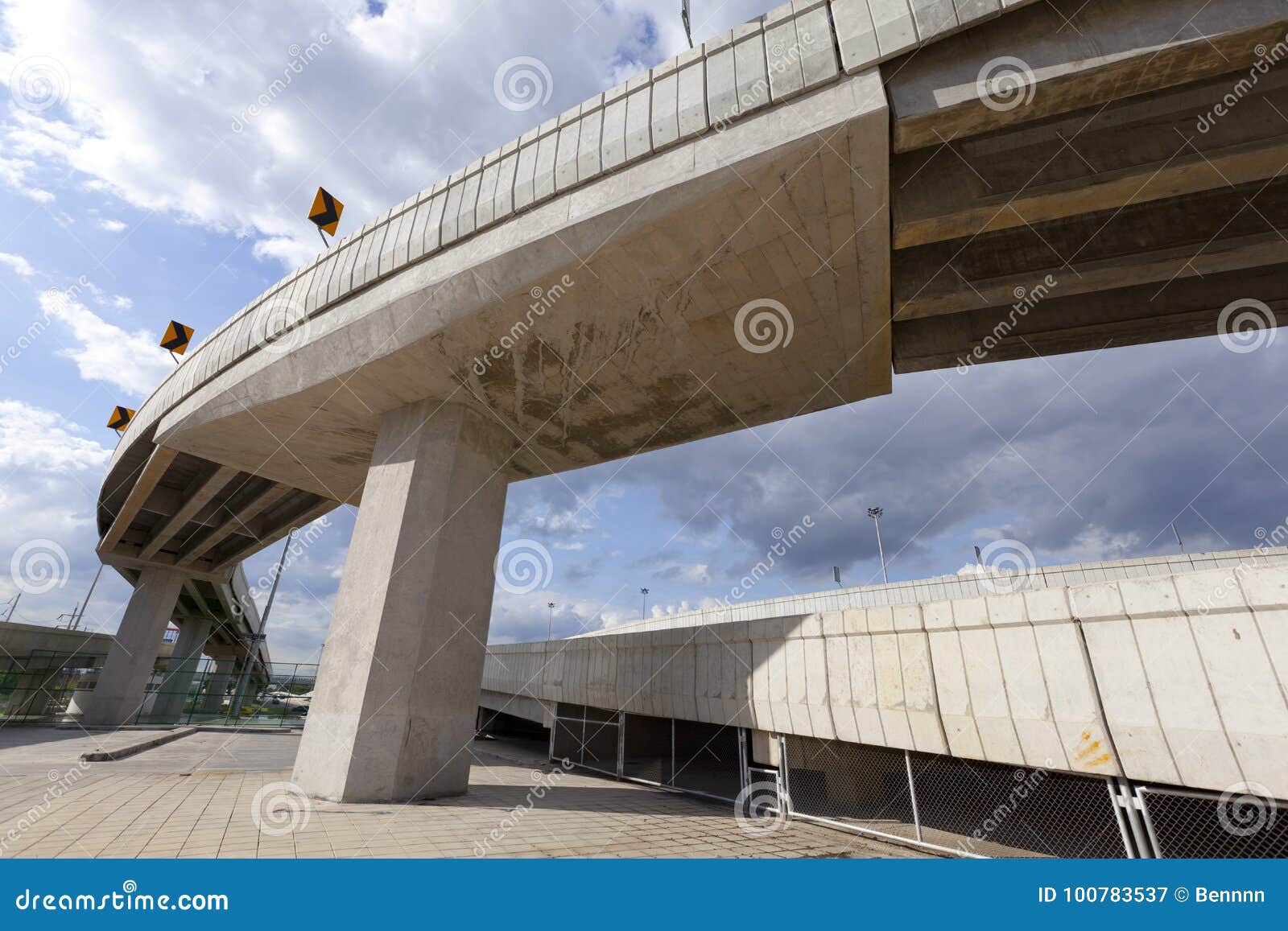 High way bridge stock image. Image of leaving, architecture - 100783537