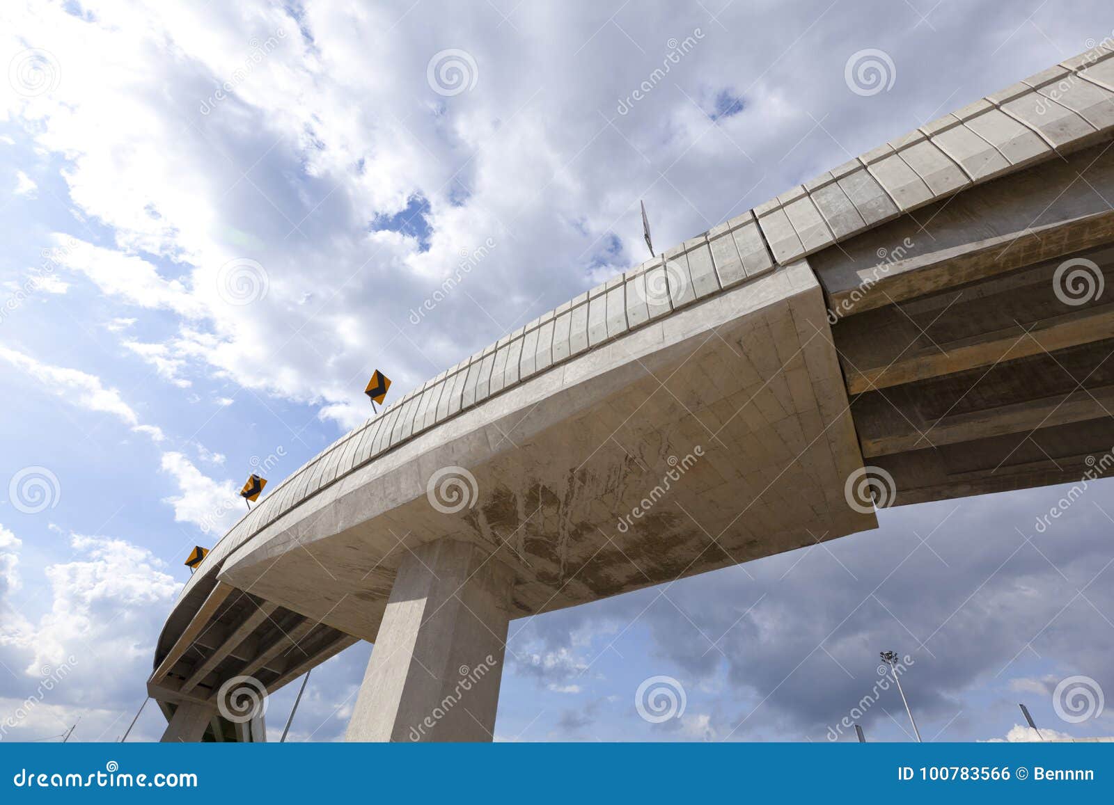 High way bridge stock photo. Image of column, intersection - 100783566