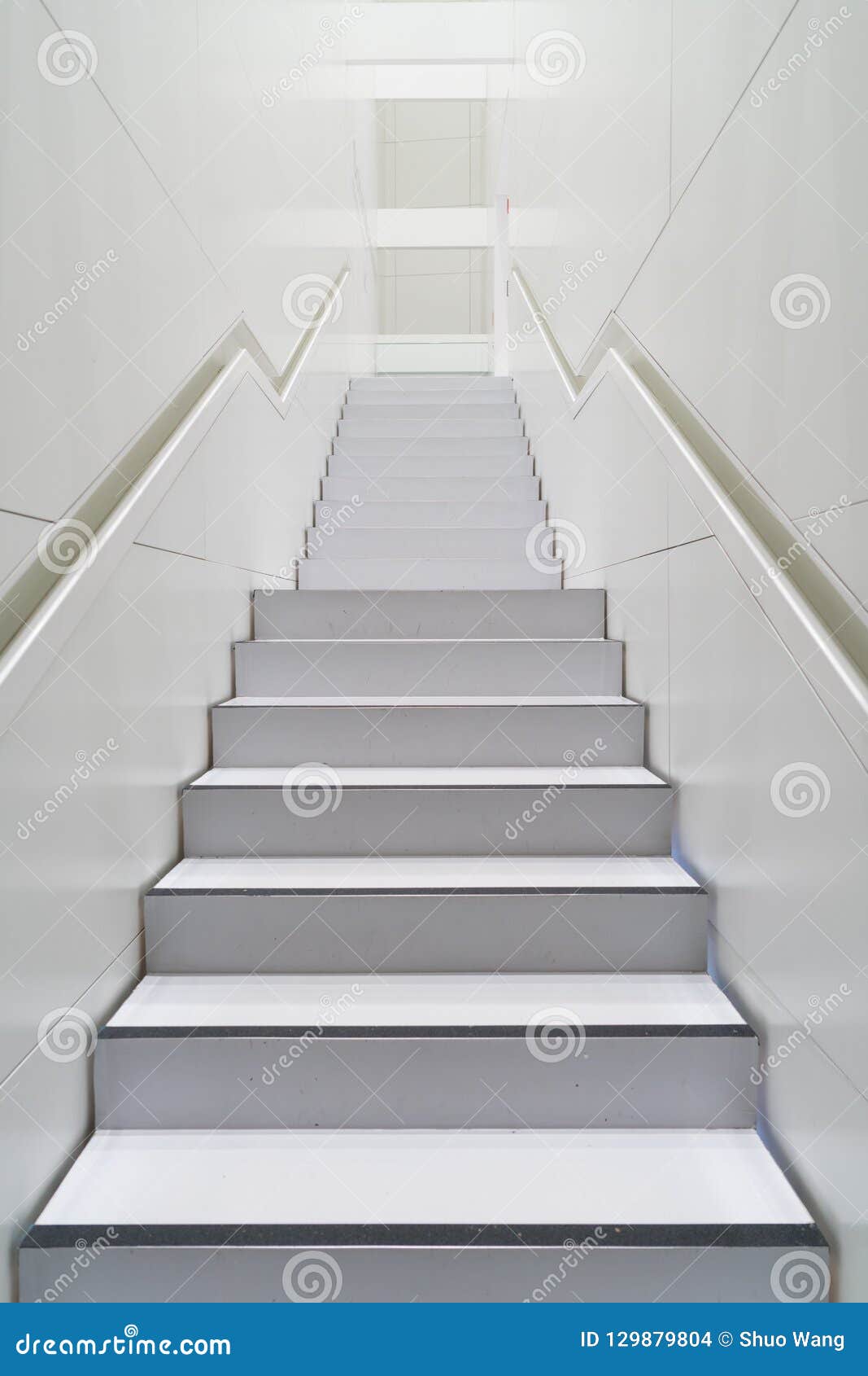 High white stairs stock photo. Image of vertical, terrace - 129879804
