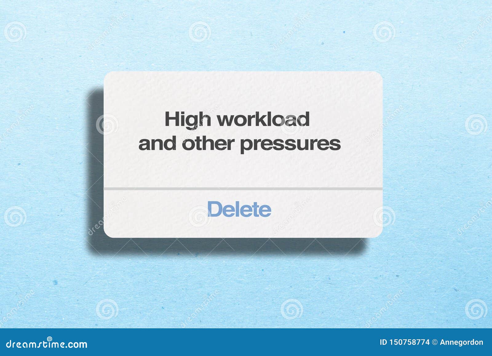 High Workload and Other Pressures Stock Illustration - Illustration of ...