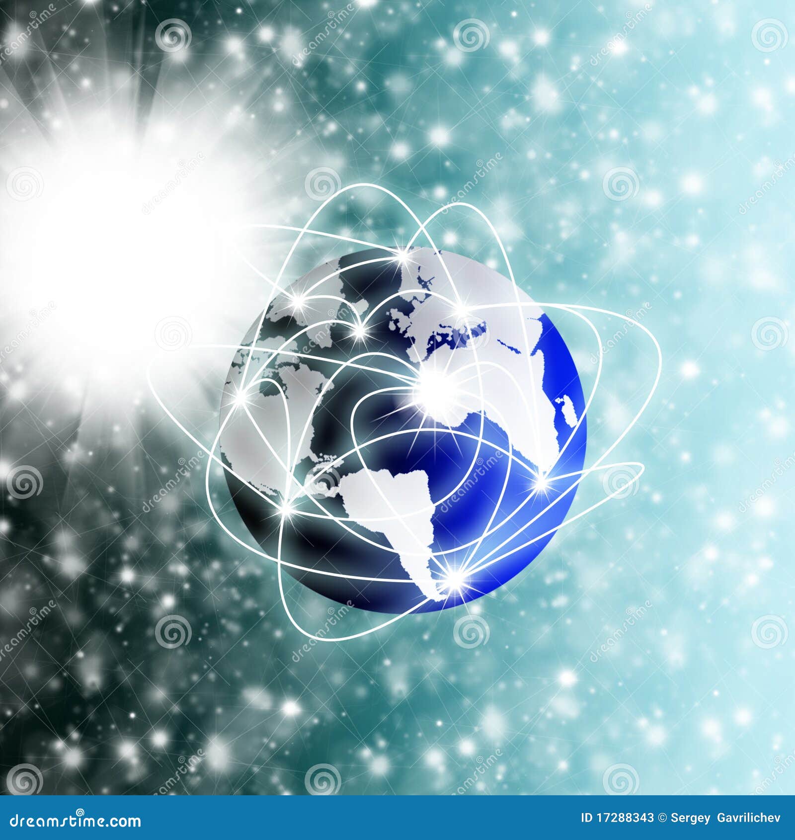 High world technologies stock illustration. Illustration of globally ...