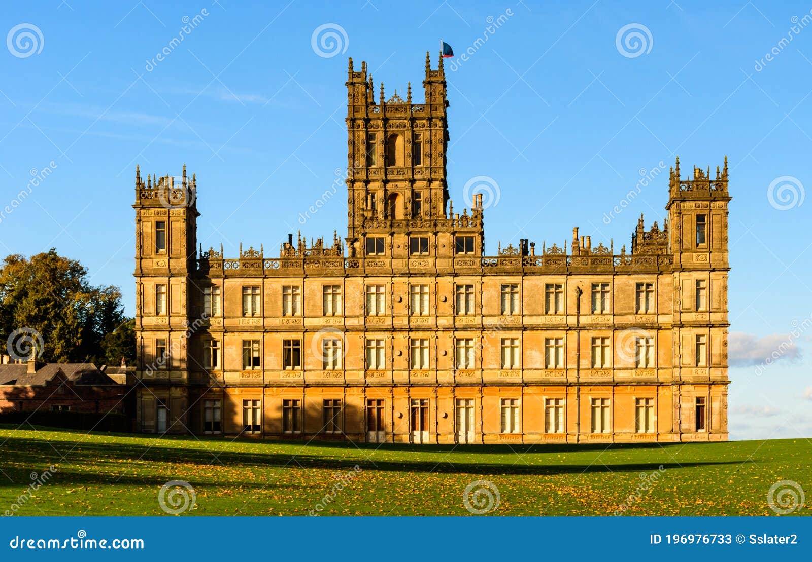 Highclere Castle - the Location for Downton Abbey Editorial Stock Photo ...