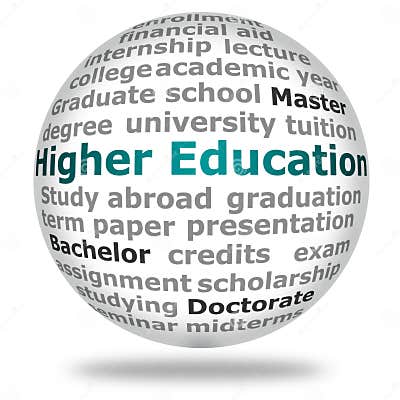 Higher education stock illustration. Illustration of scholarship - 29128353