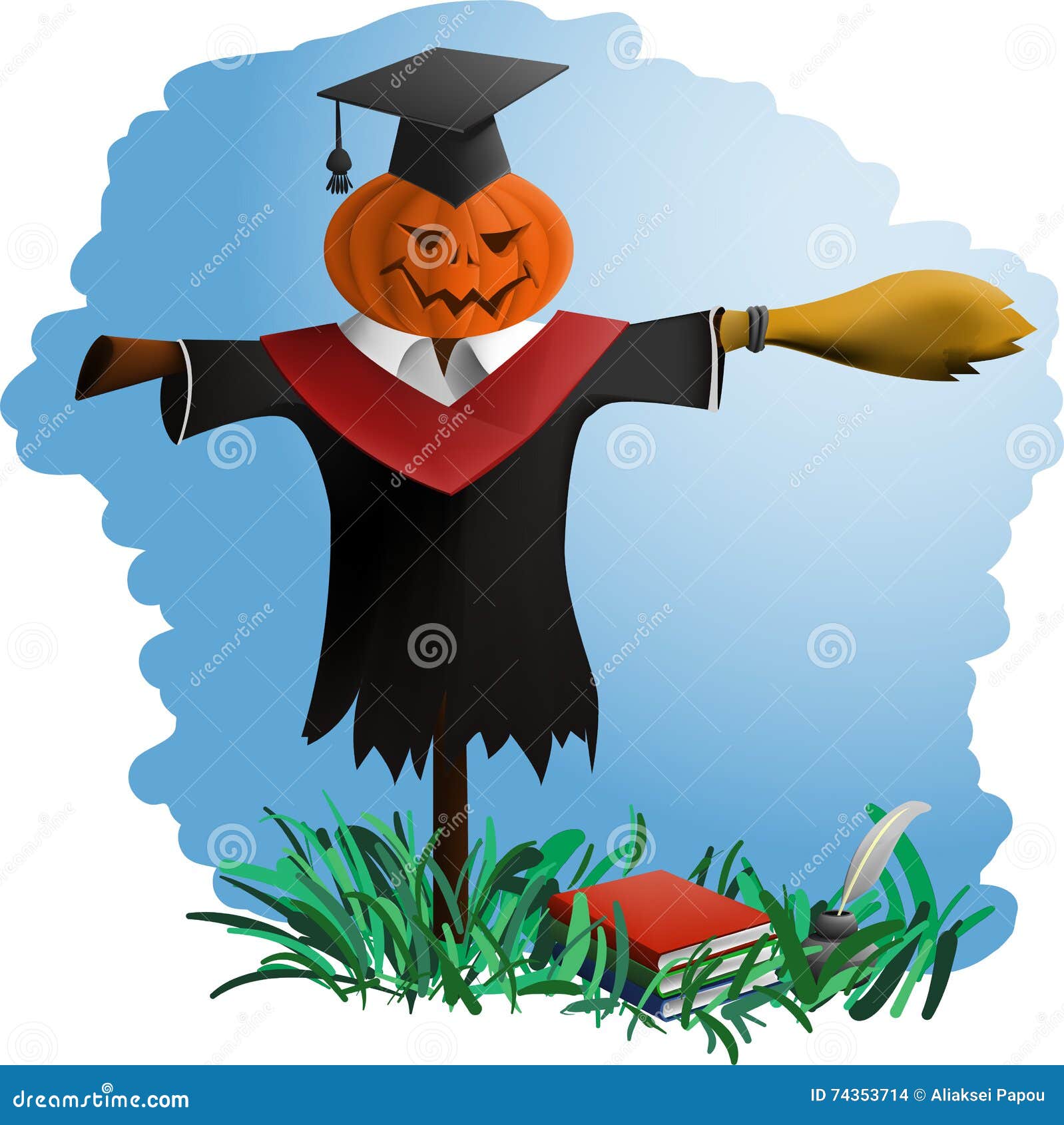 Higher education stock vector. Illustration of education - 74353714