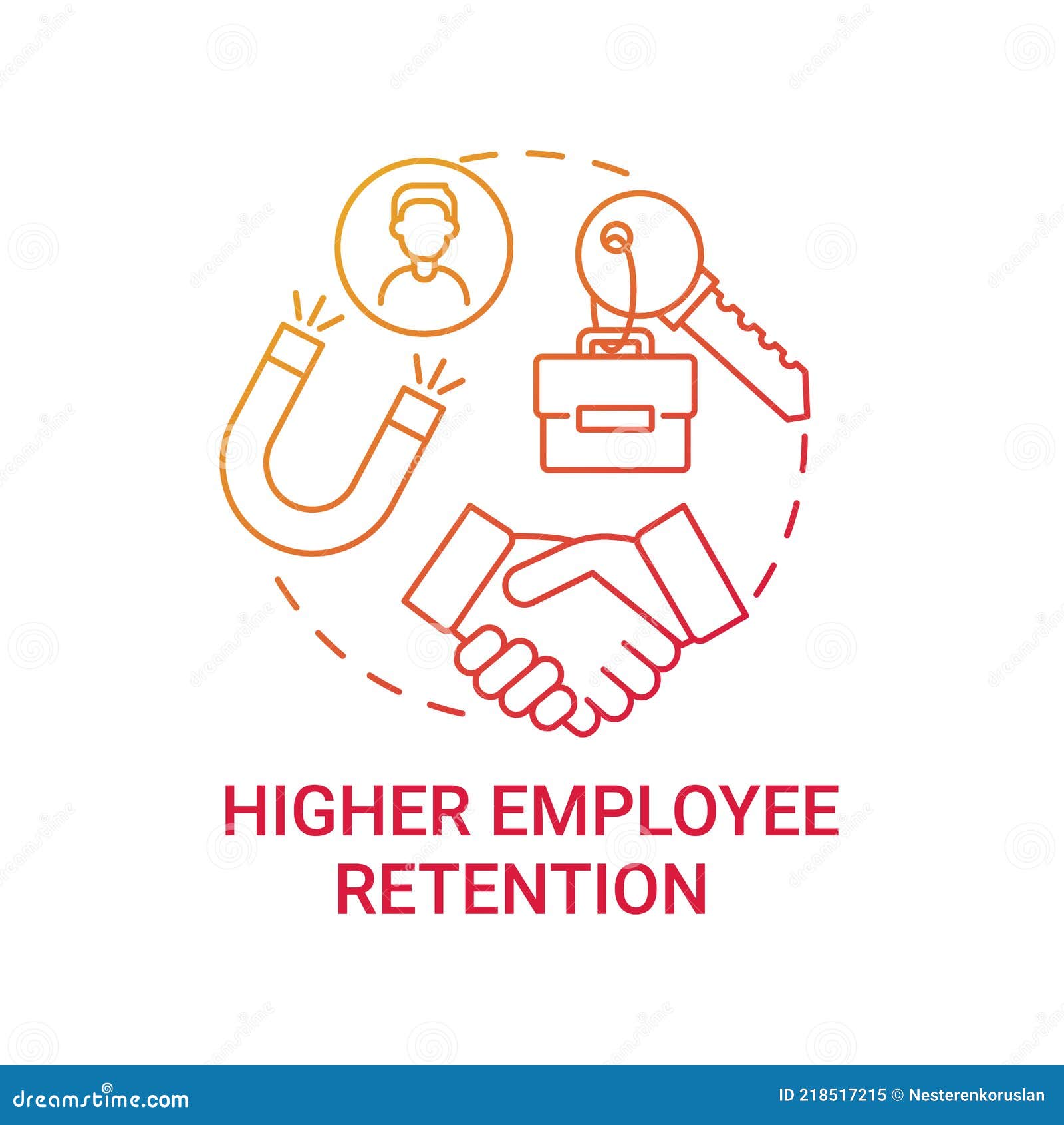 Higher Employee Retention Concept Icon Stock Vector - Illustration of ... Higher Employee Retention Concept Icon Stock Vector - Illustration of ...