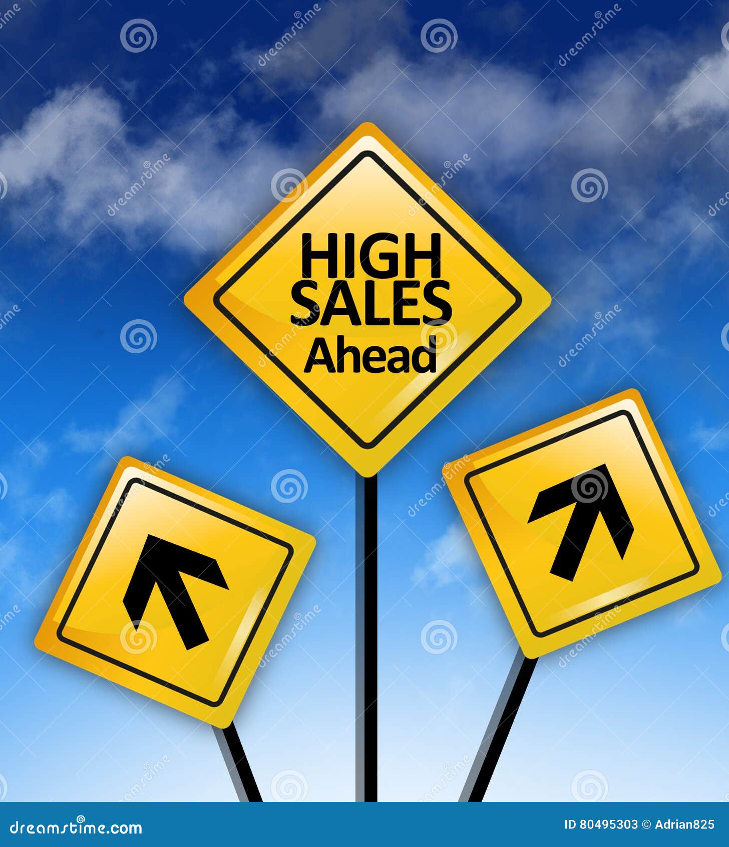 Higher sales ahead concept stock image. Image of reach - 80495303