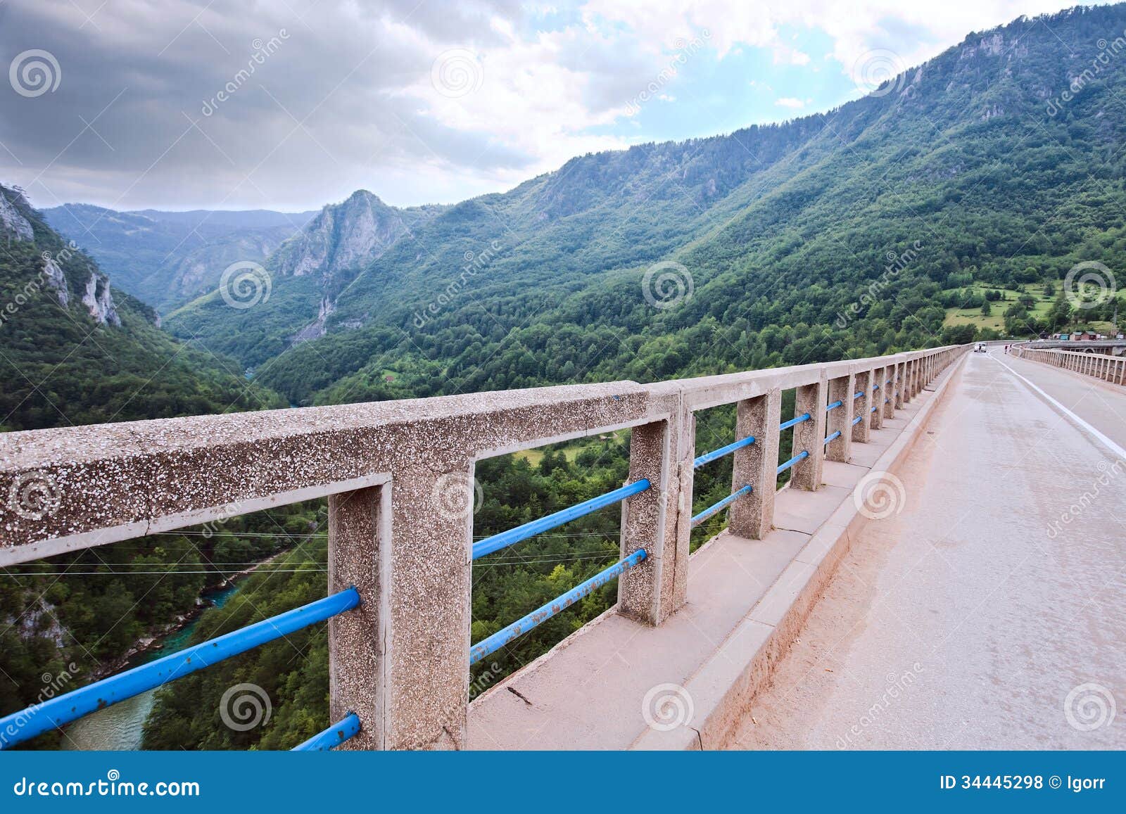 The Highest Bridge in Europe.Montenegro . Stock Photo - Image of park ...