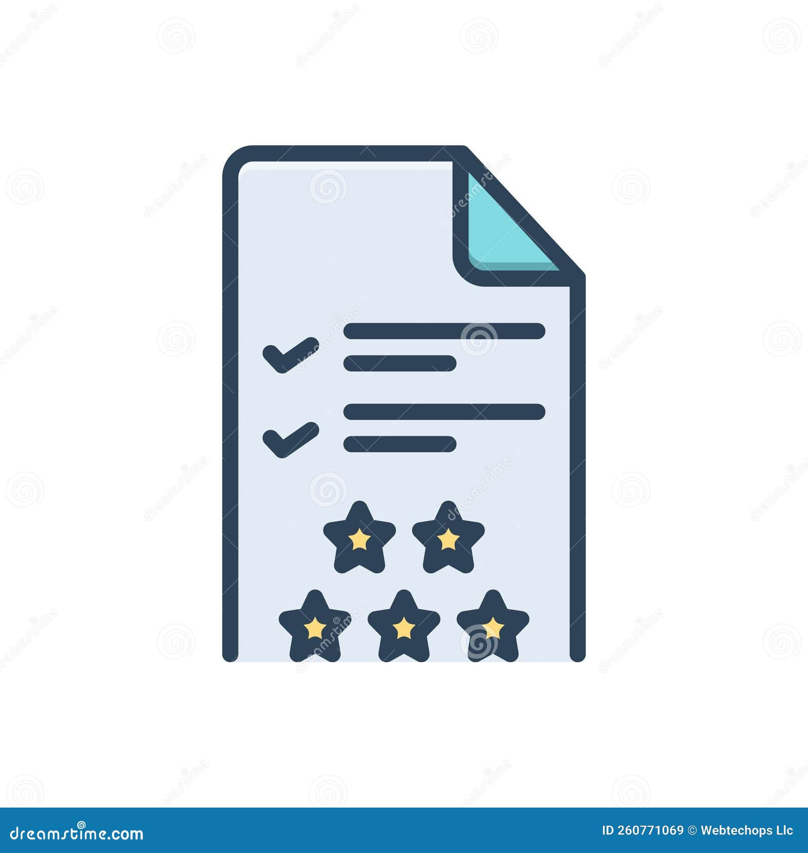 Color Illustration Icon for Highest, Review and Success Stock ...