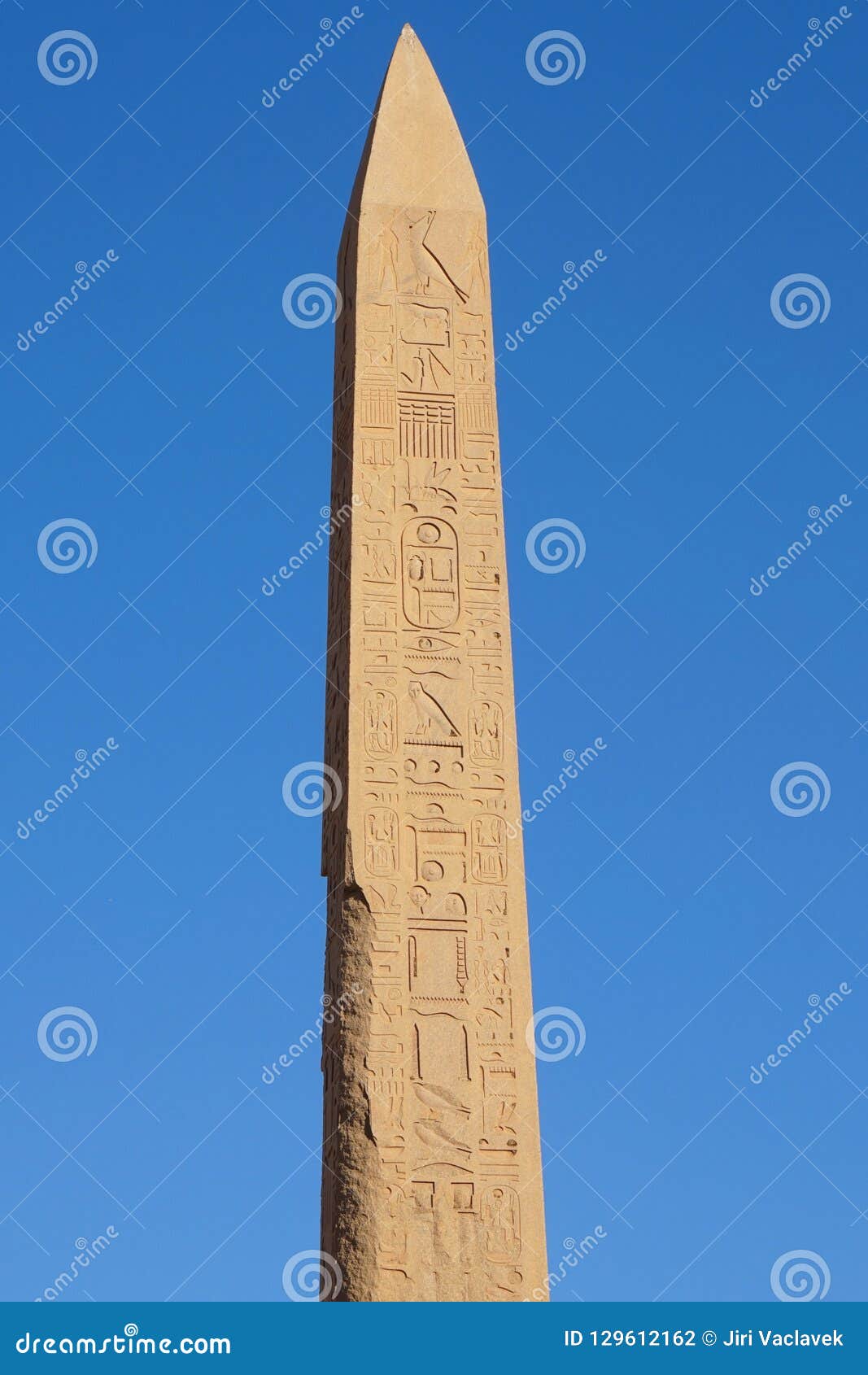 Highest Monolyth from Egypt Karnak Stock Photo - Image of africa ...
